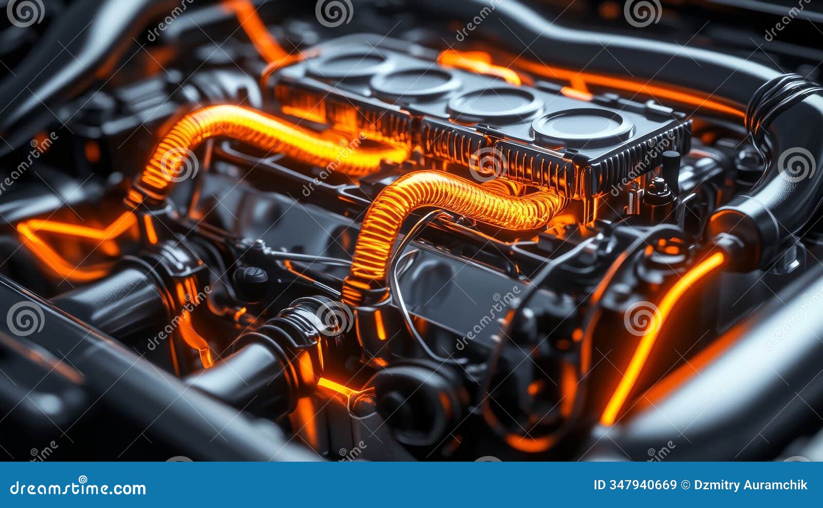 A Vehicle S Engine Control Unit (ECU) Along with Its Electric Fuse Box ...