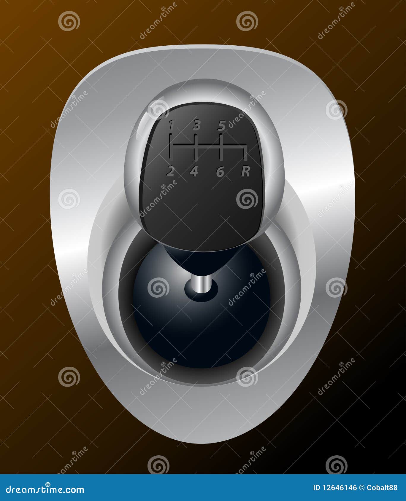 Vehicle S Speed Gear Vector Illustration Stock Vector - Illustration of ...