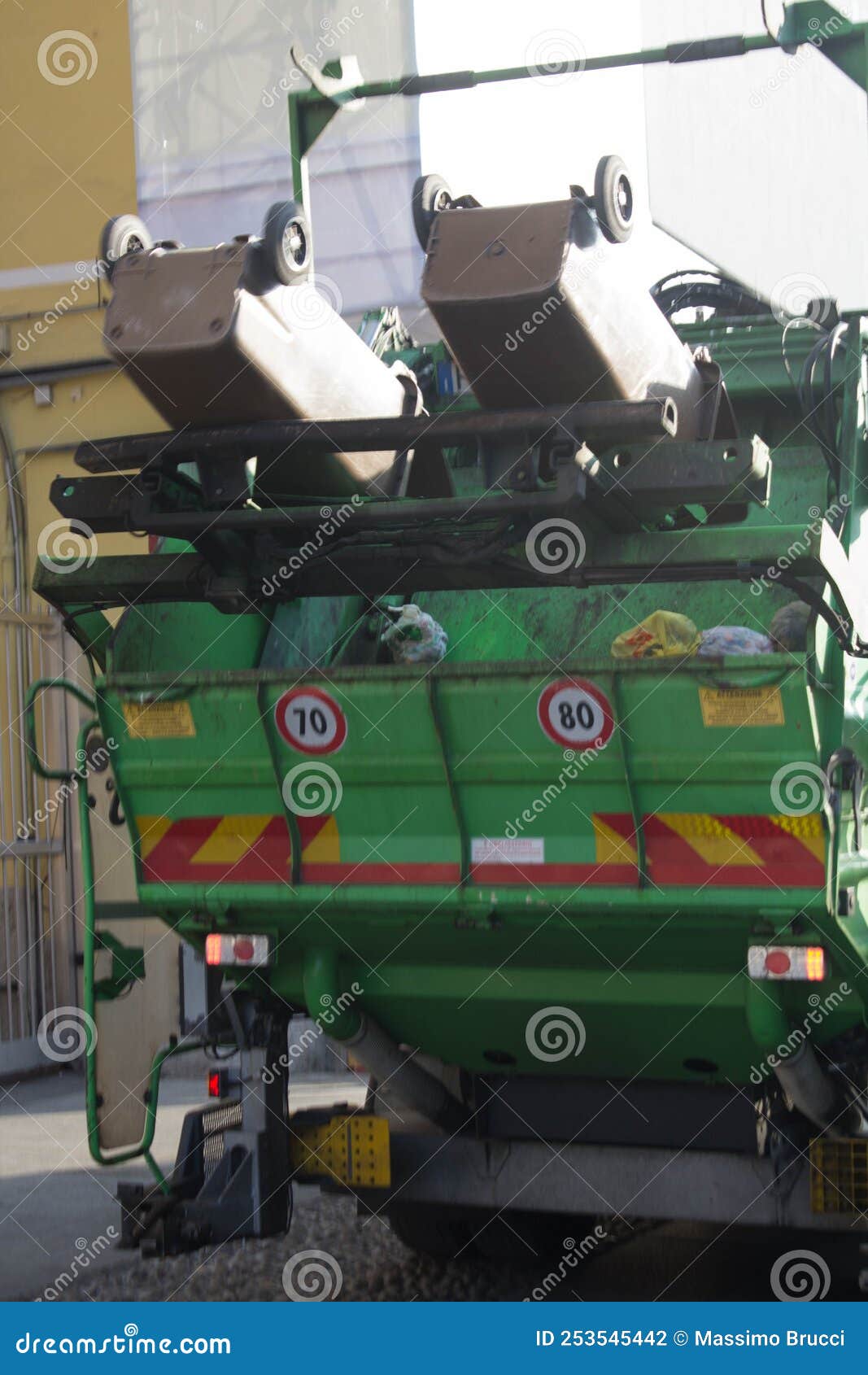 Vehicle for Separate Collection Stock Photo - Image of electricity ...