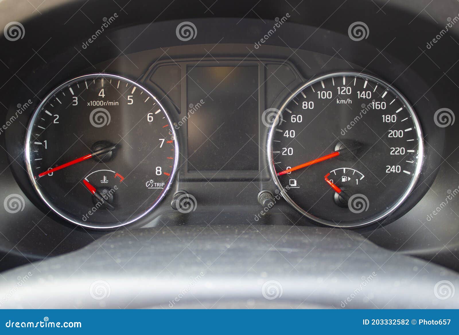 Vehicle Speed and Revs Device Stock Photo - Image of traffic ...