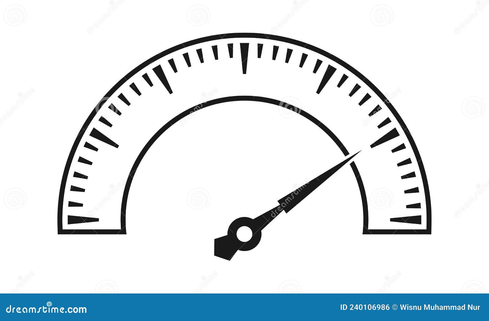 Vehicle Speedometer Simple Vector Design Stock Vector - Illustration of ...