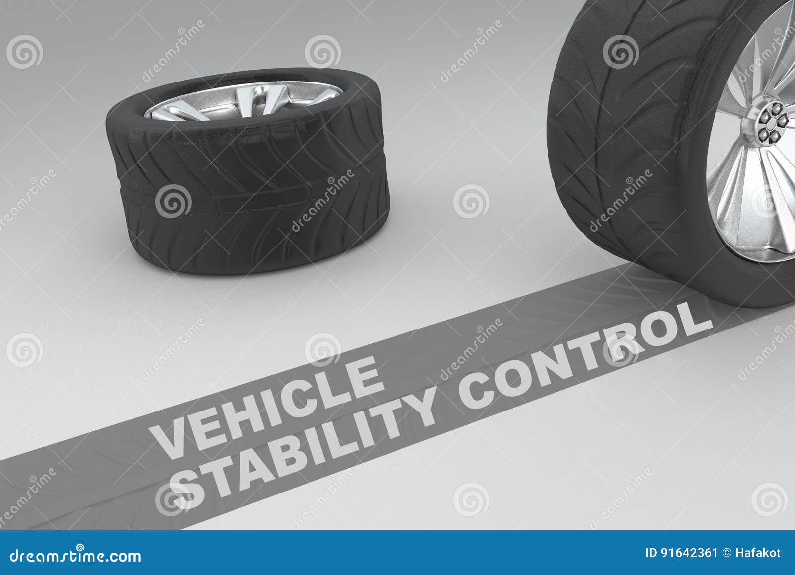 Vehicle Stability Control Concept Stock Illustration - Illustration of ...