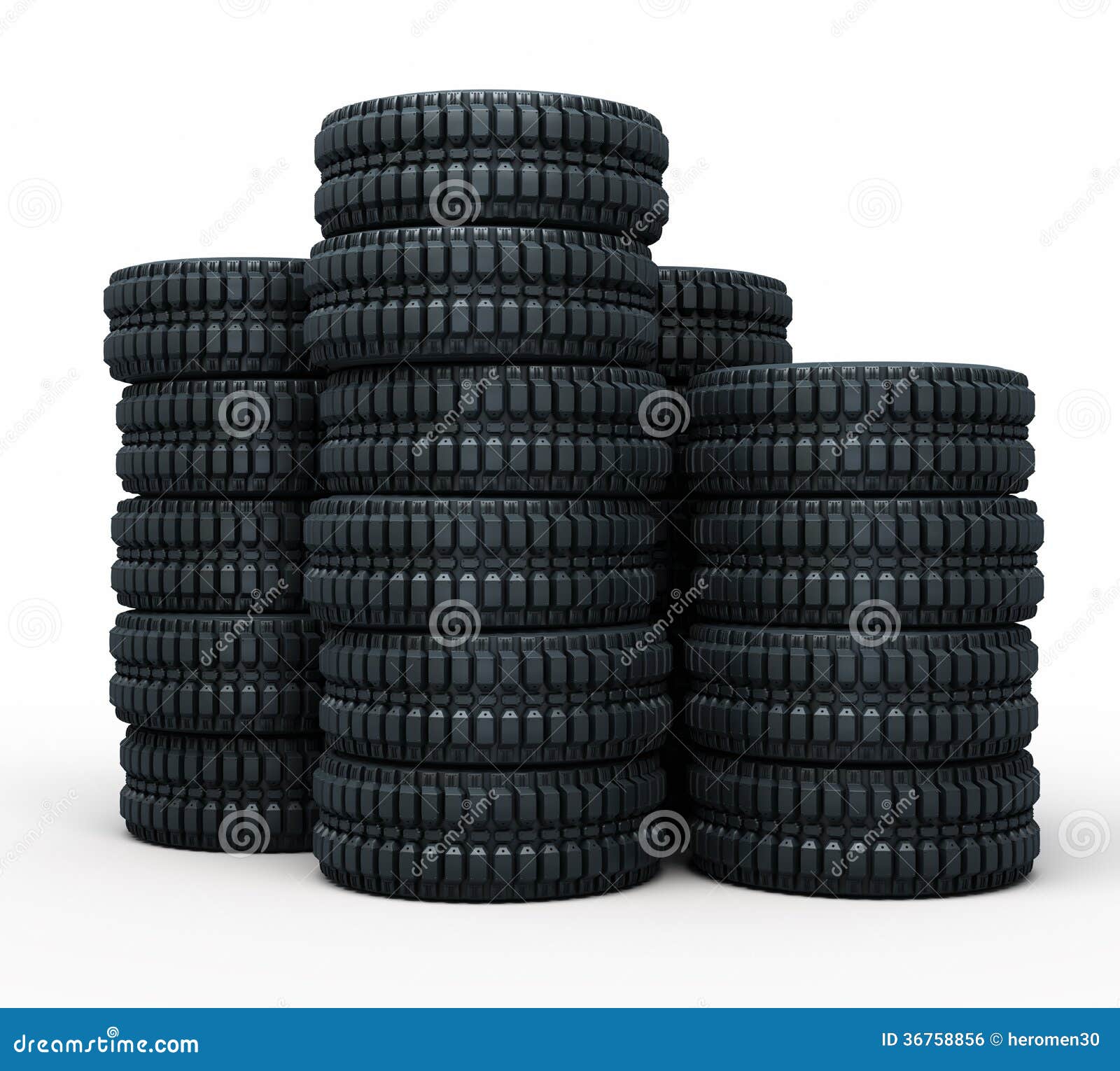 Truck Tire Stack