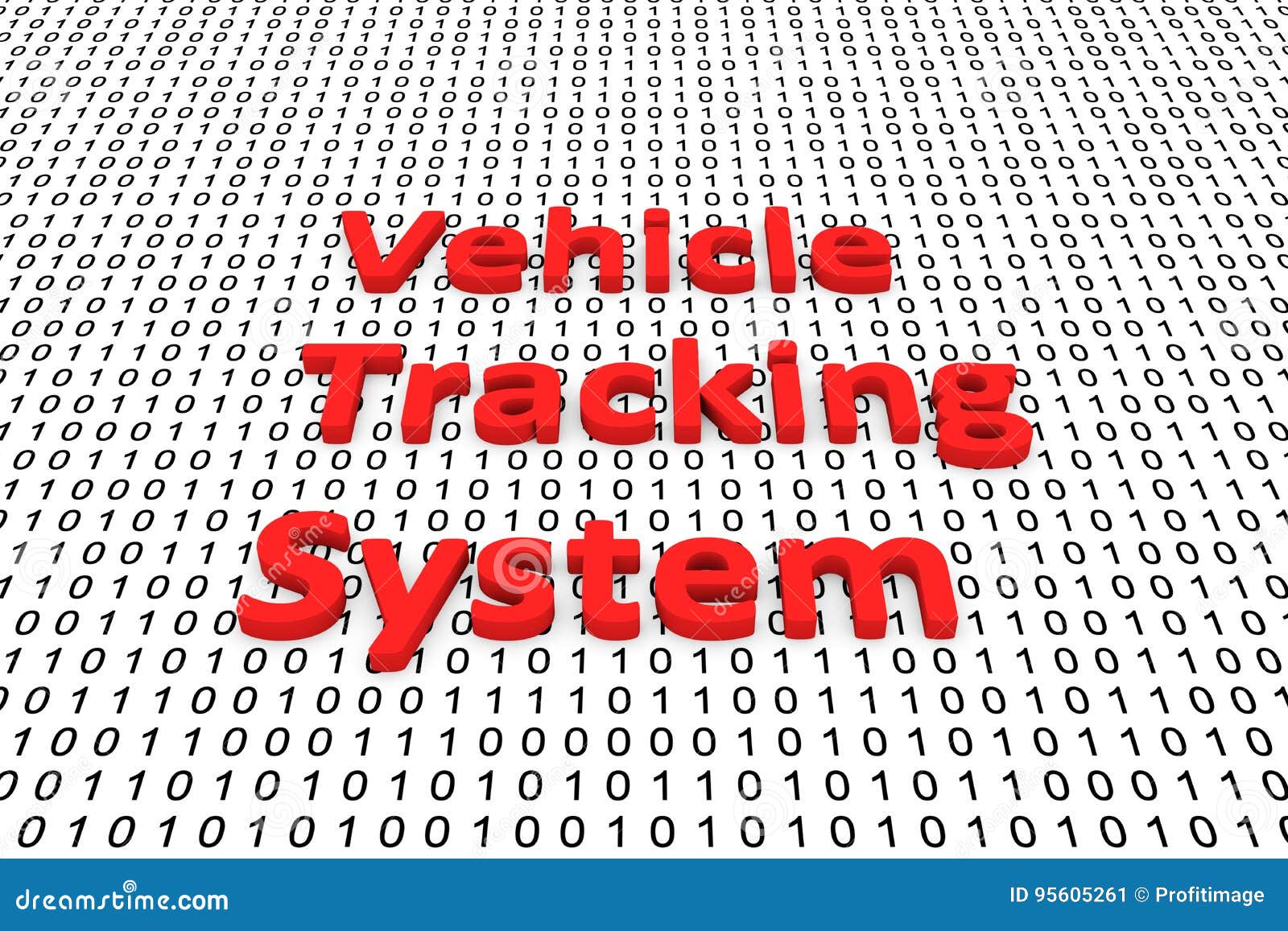 Vehicle tracking system stock illustration. Illustration of binary ...
