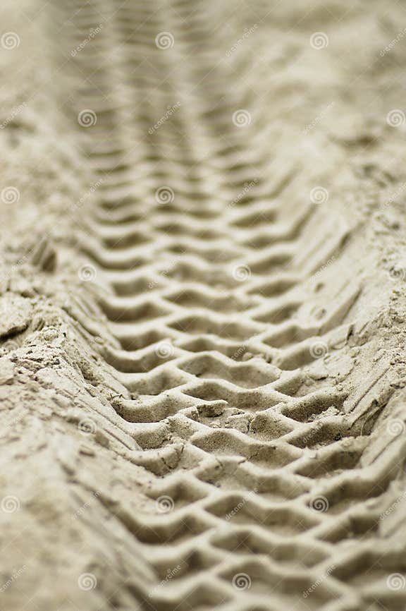Vehicle tracks in sand stock image. Image of explore, road - 877487