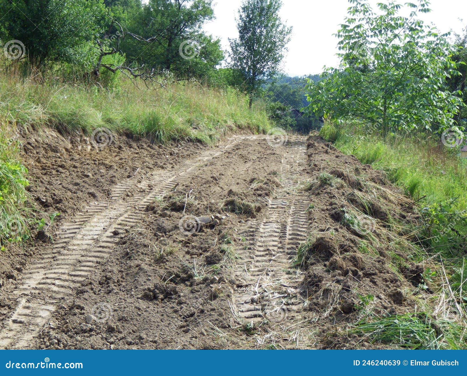 Vehicle Tracks on Traffic Routes Stock Image - Image of motorization ...