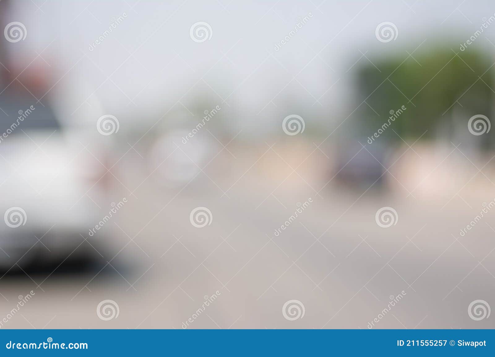 Vehicle Traffic on the Road with Blur Effect Background Stock Image ...