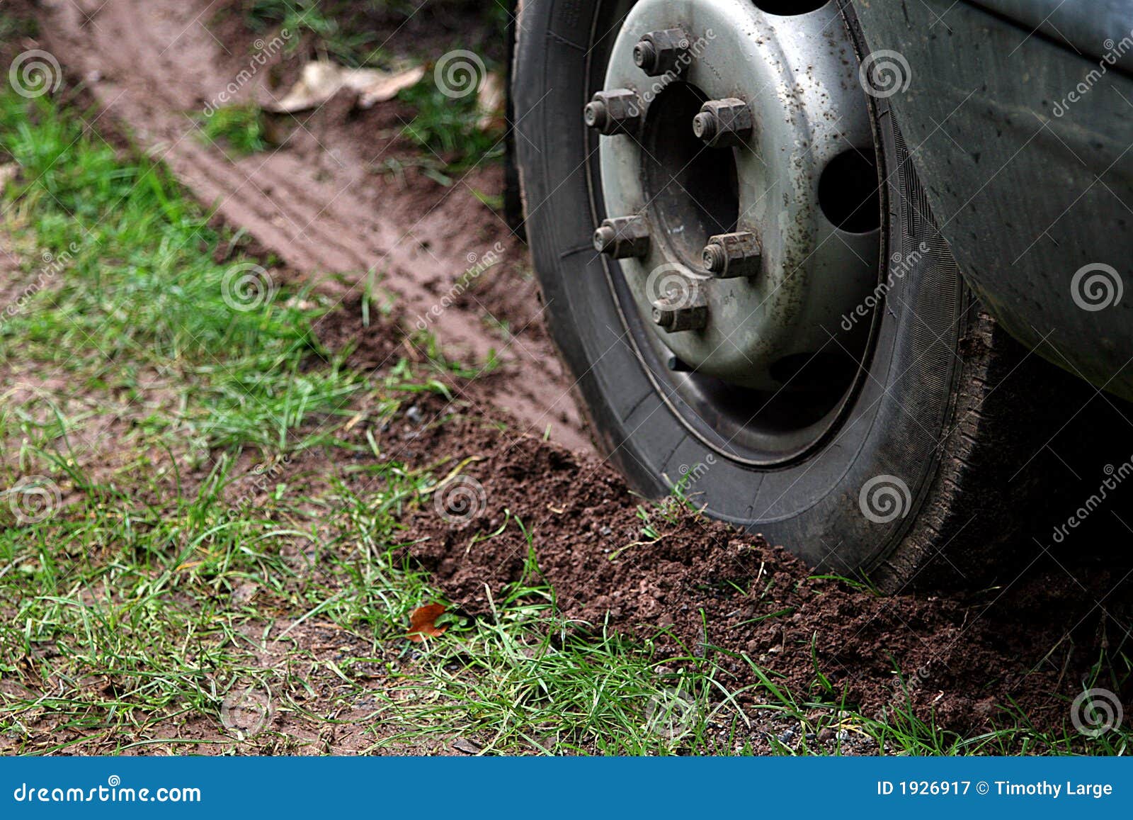 Vehicle Wheel Skidding on Mud Stock Image - Image of halting, nature ...