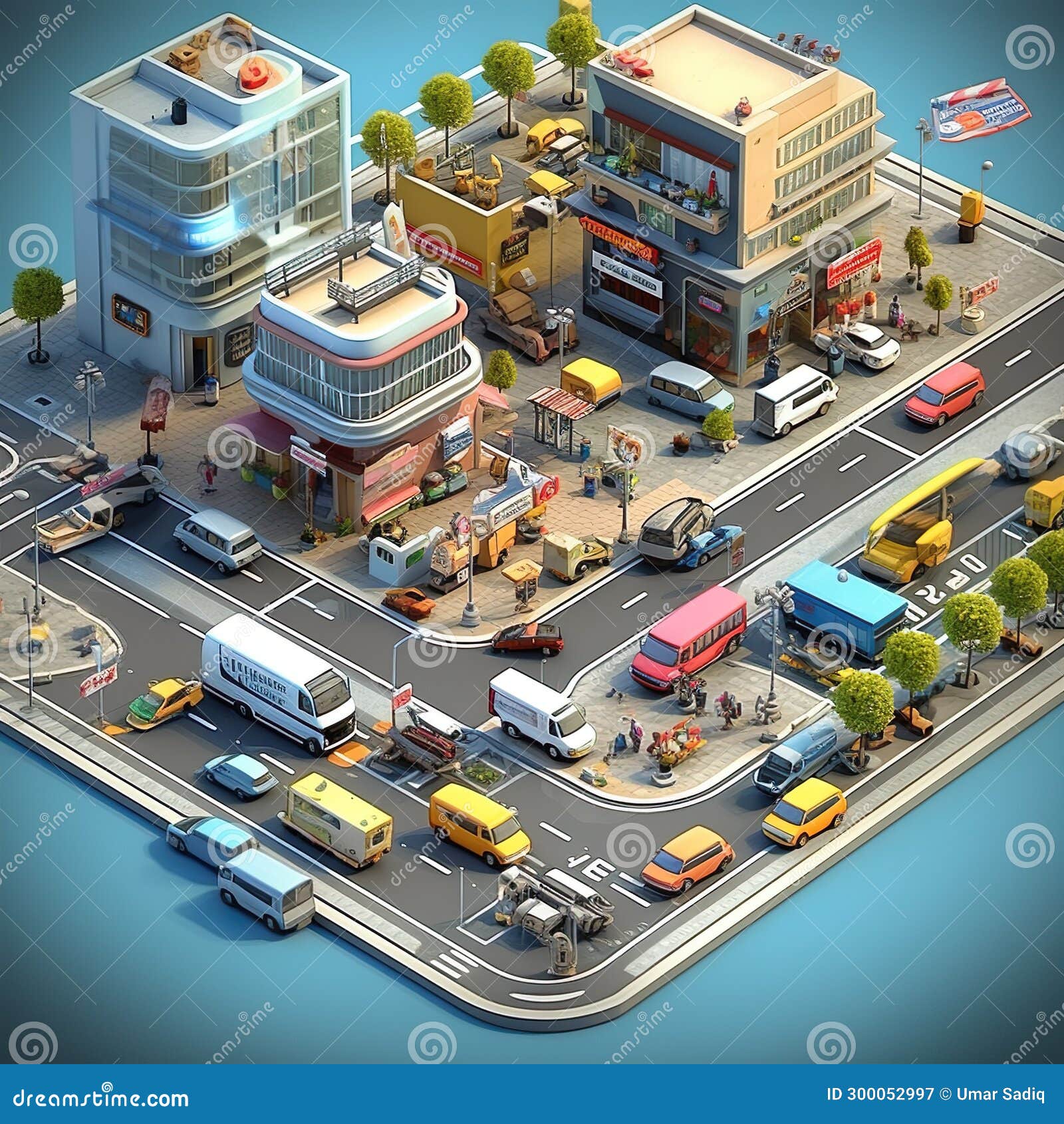 Vehicles Array of 3D Isometric Vehicles Including Sleek Cars Sturdy ...