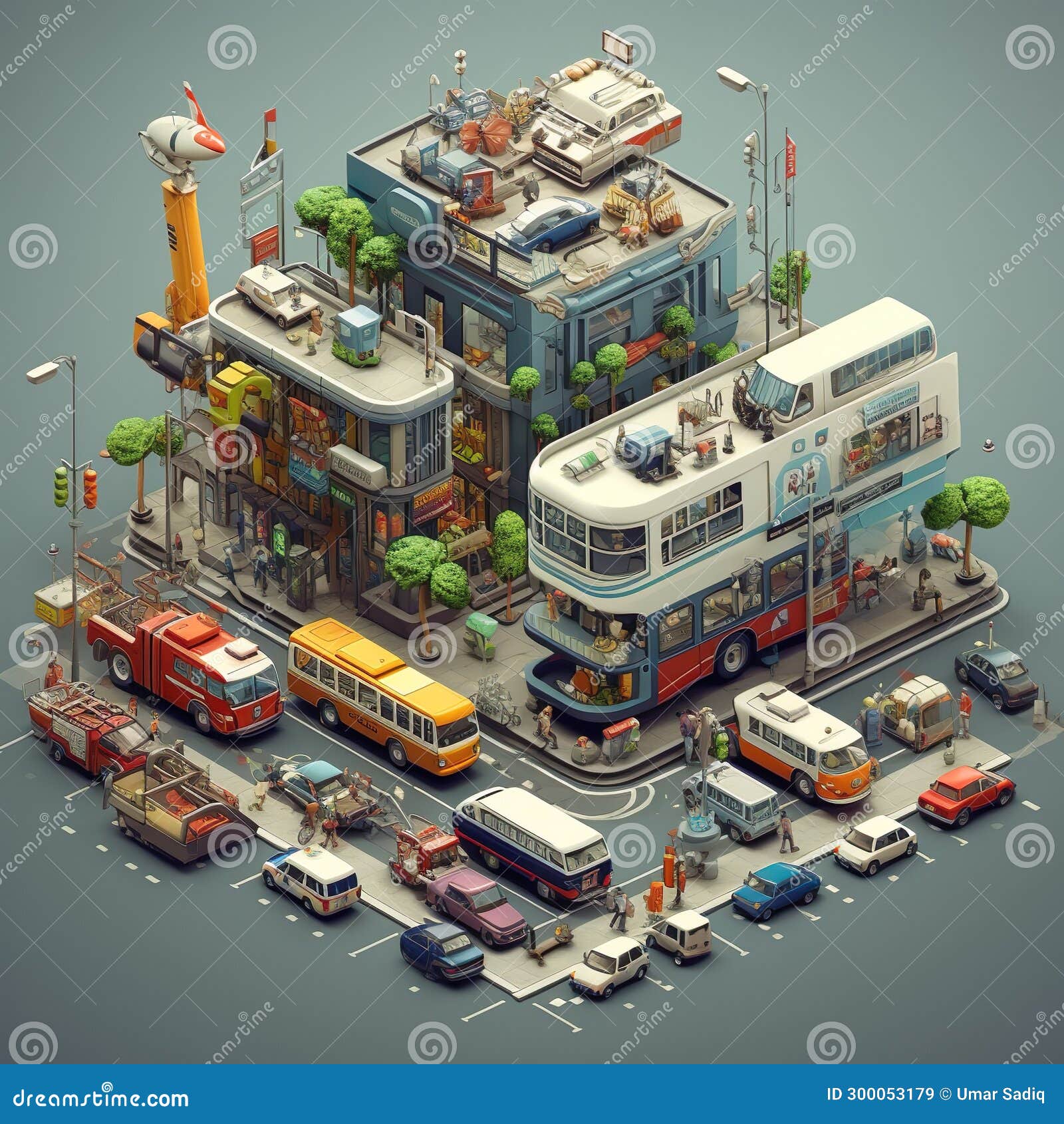 Vehicles Build an Array of 3D Isometric Vehicles Including Sleek Cars ...