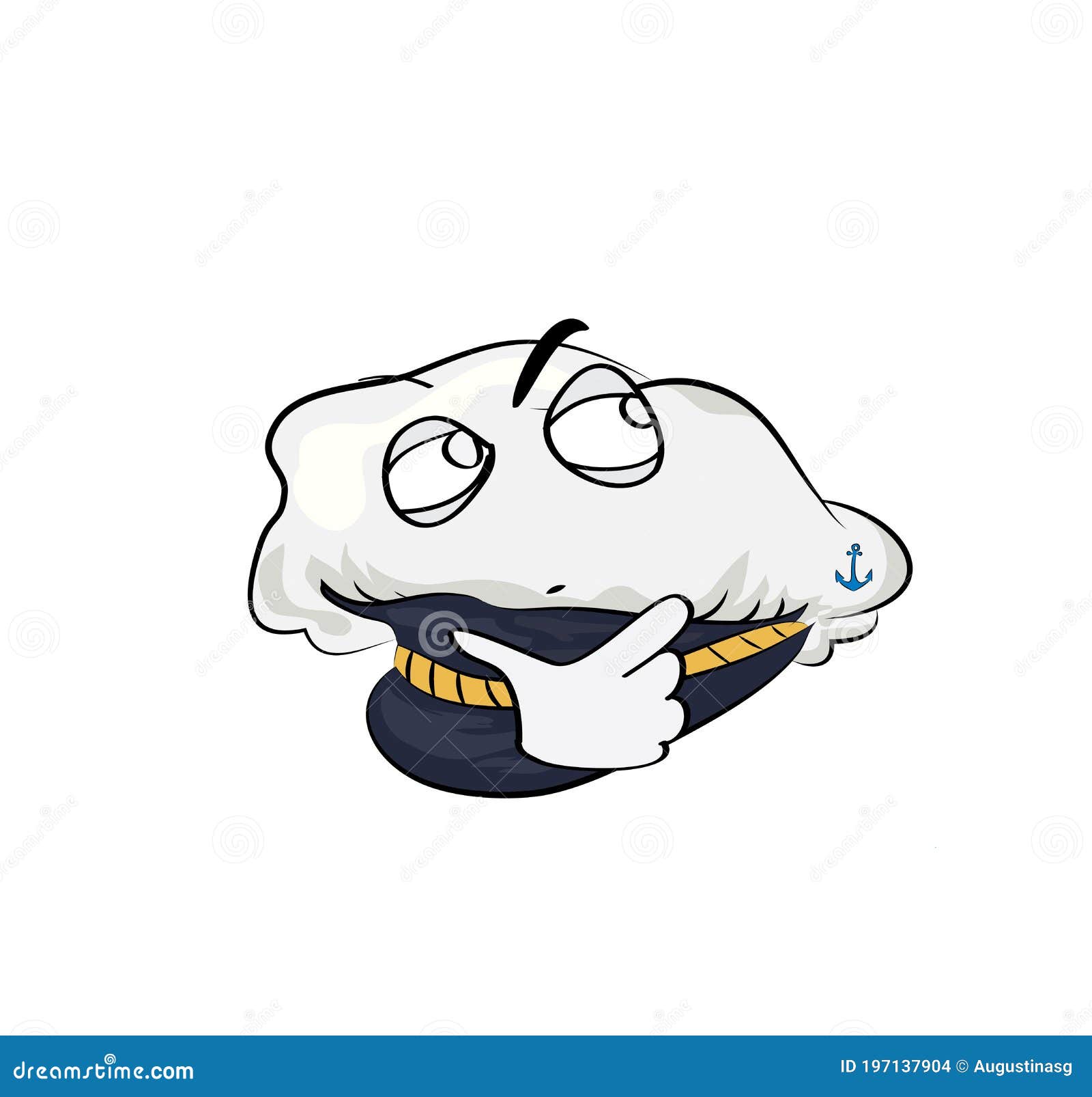 Curious Internet Meme Illustration Of Egg Royalty-Free Cartoon ...