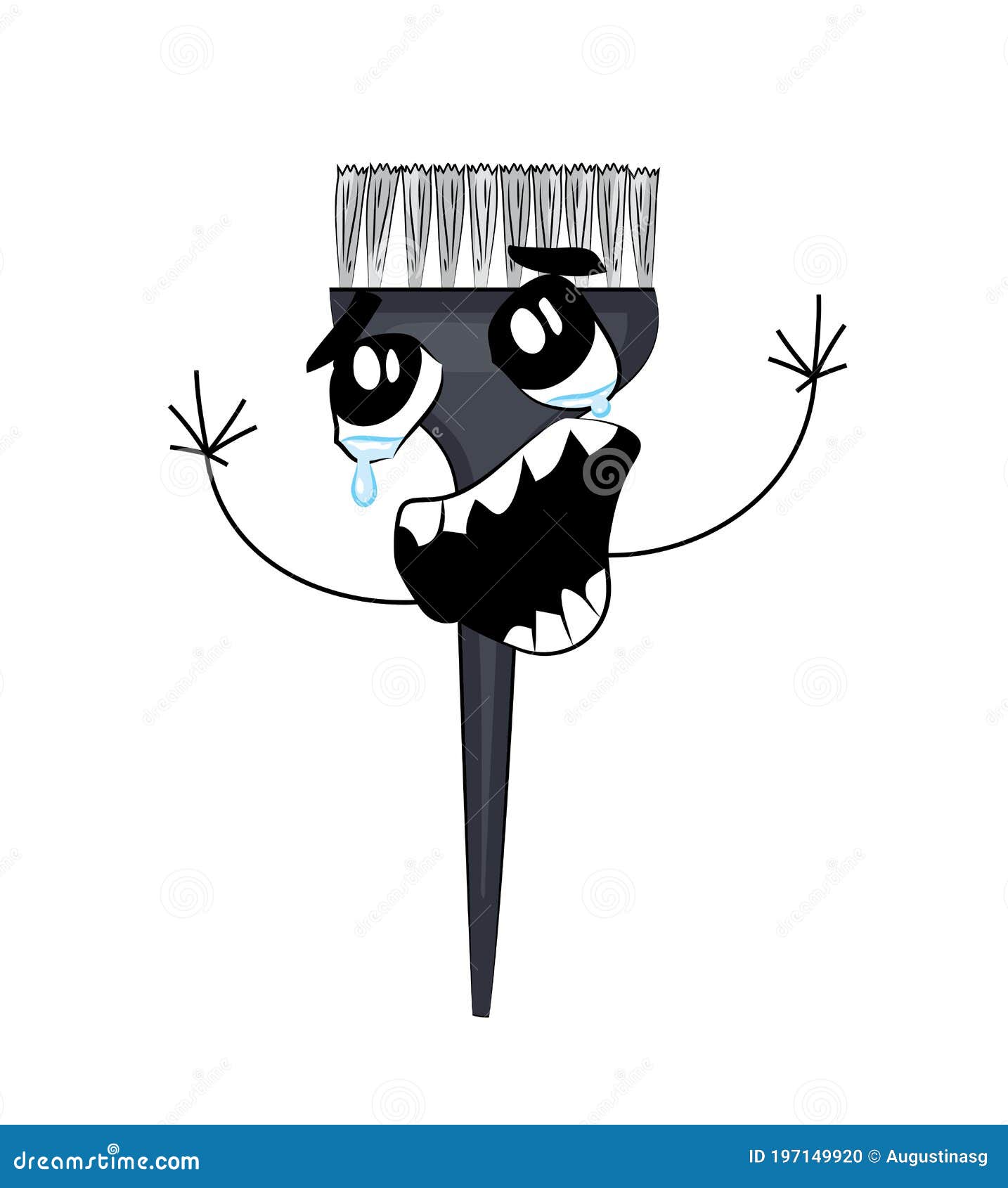 Crying Internet Meme Illustration Of Heart With Wings | CartoonDealer ...