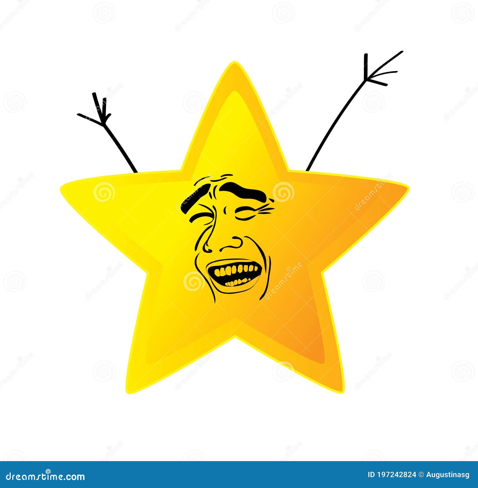 Laughing Star Stock Illustrations – 1,076 Laughing Star Stock ...