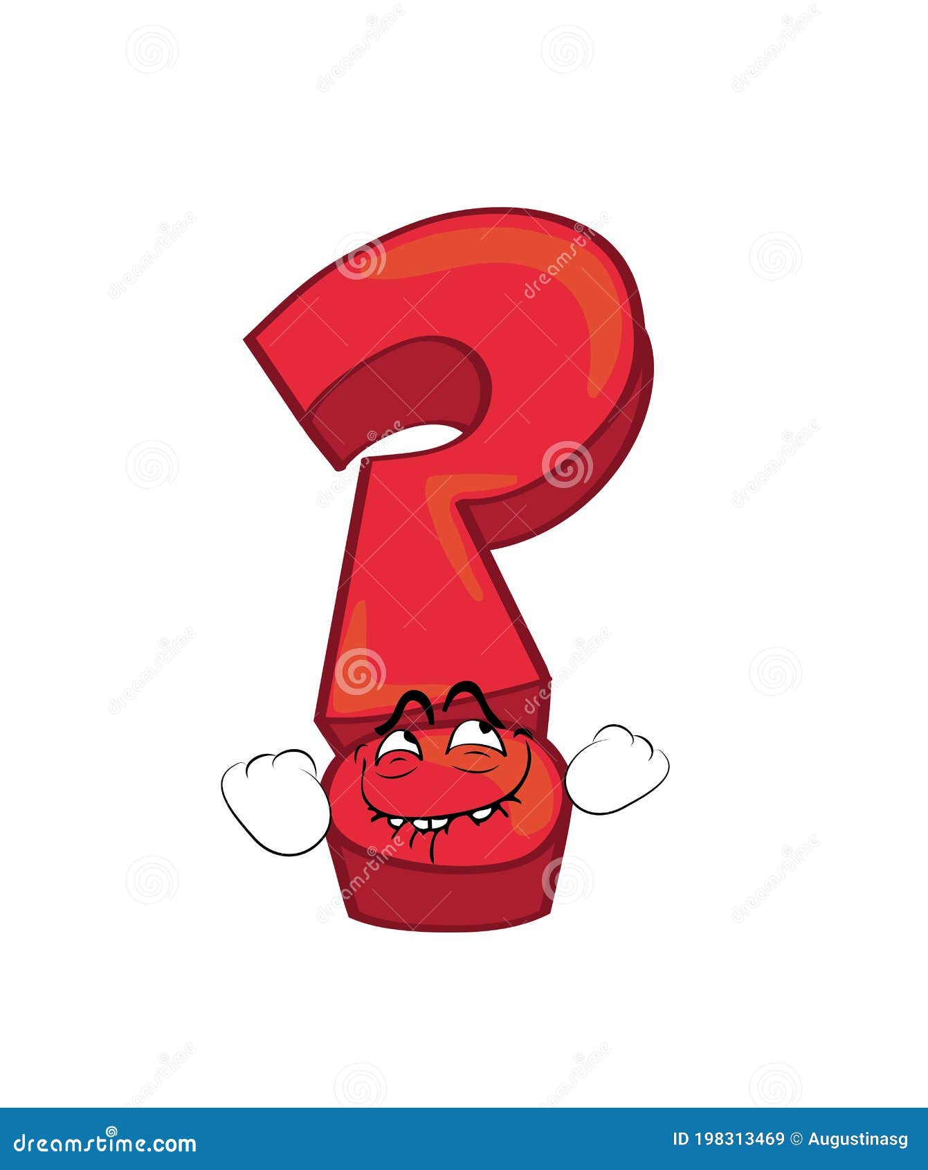Comic Internet Meme Illustration Of Question Mark Royalty-Free Cartoon ...
