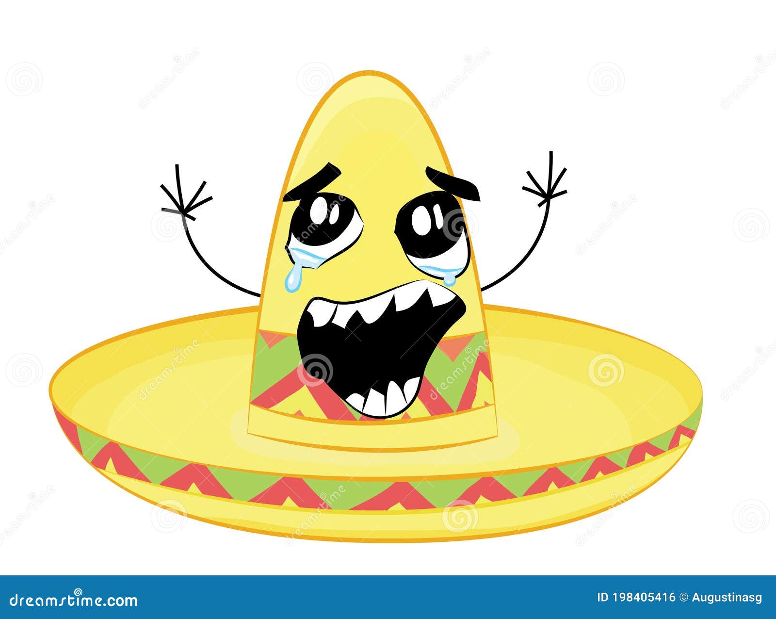 Crying Internet Meme Illustration Of Sombrero Royalty-Free Cartoon ...