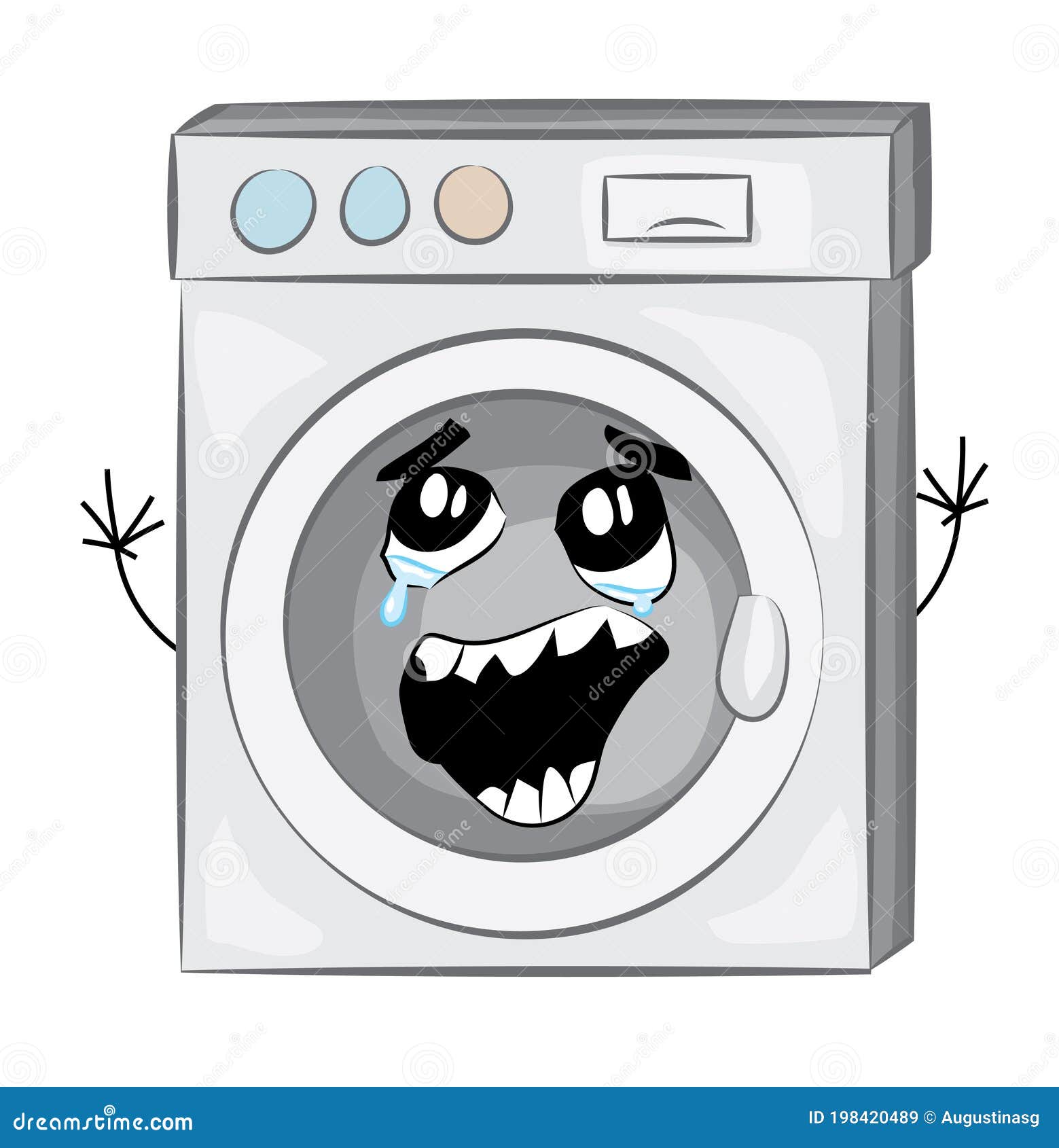 Crying Internet Meme Illustration Of Popping Confetti Royalty-Free ...