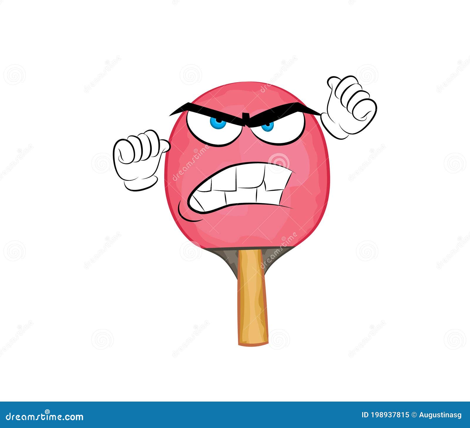 Angry Table Fan Cartoon Stock Illustration | CartoonDealer.com #44304952