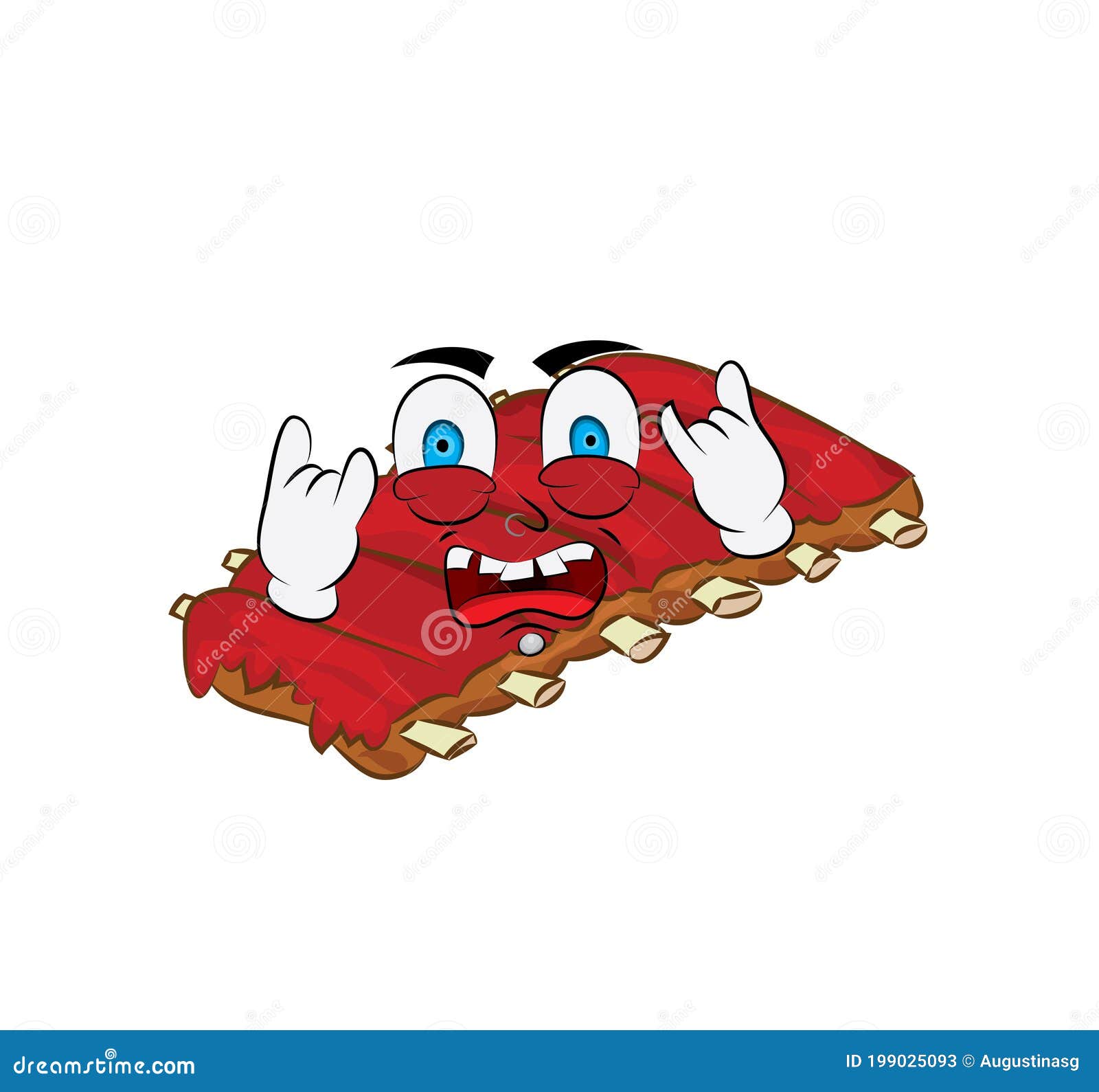 Bbq Ribs Cartoon Stock Illustrations – 335 Bbq Ribs Cartoon Stock ...