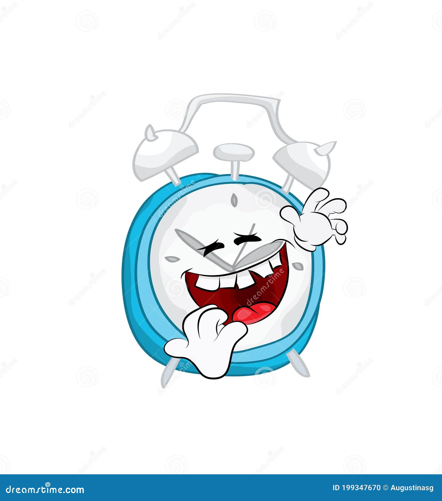 The Laughing Alarm Clock Royalty-Free Stock Photo | CartoonDealer.com ...