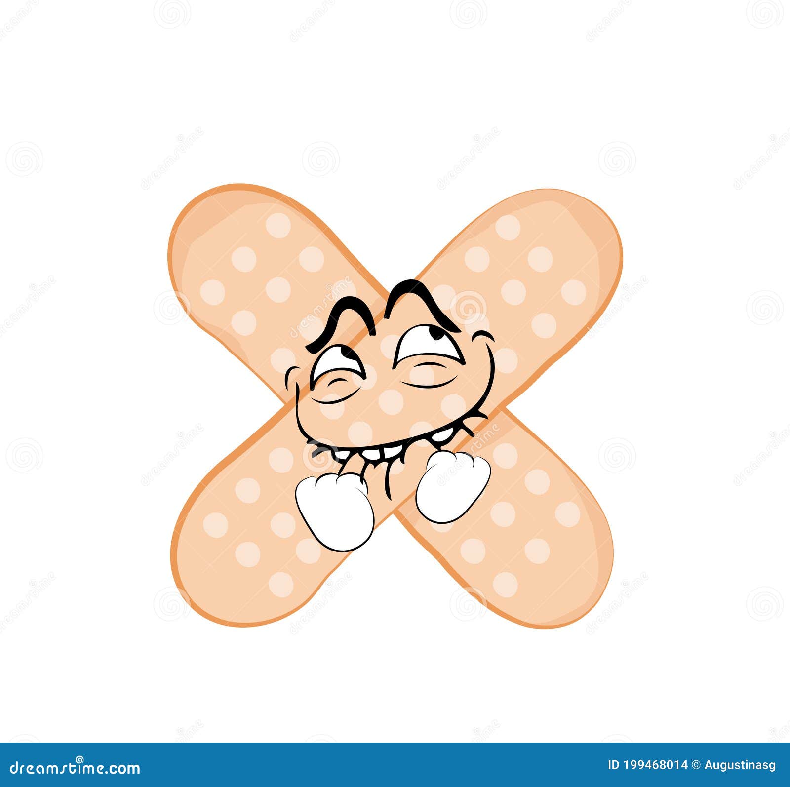 Comic Internet Meme Illustration of Medical Plaster Stock Illustration ...