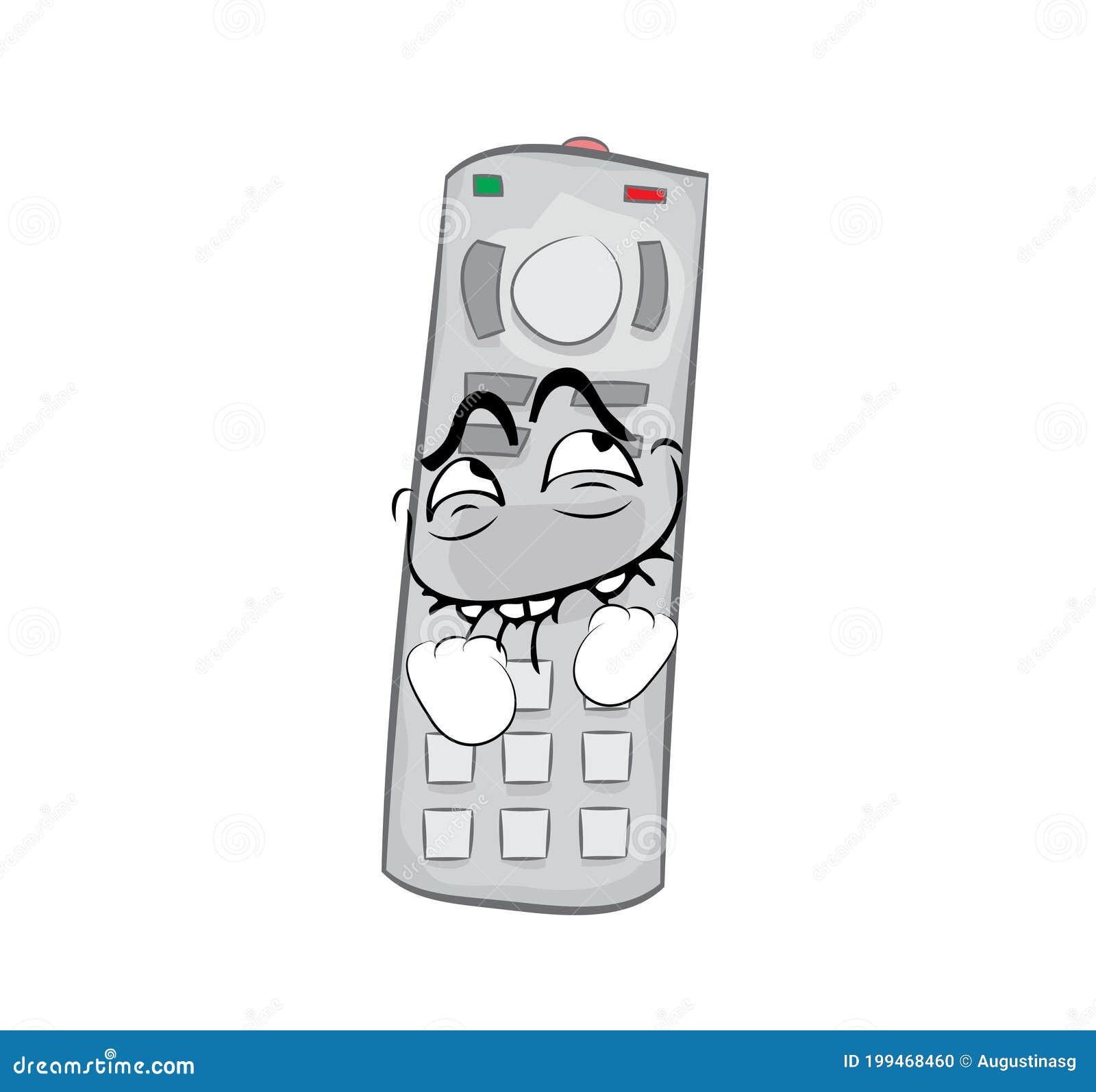 Comic Internet Meme Illustration of TV Remote Control Stock ...