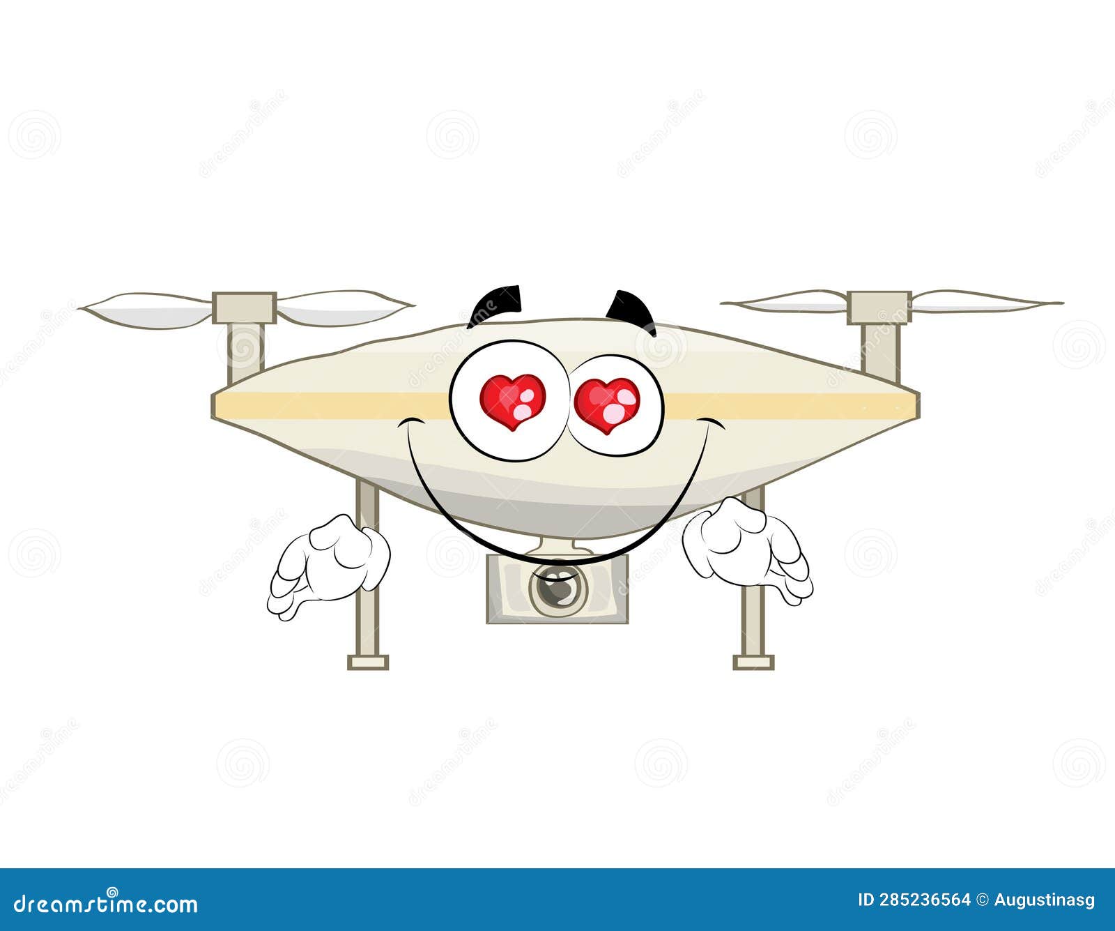 Cute Drone On Wheels Navigating Server Room, Realistic Technology ...