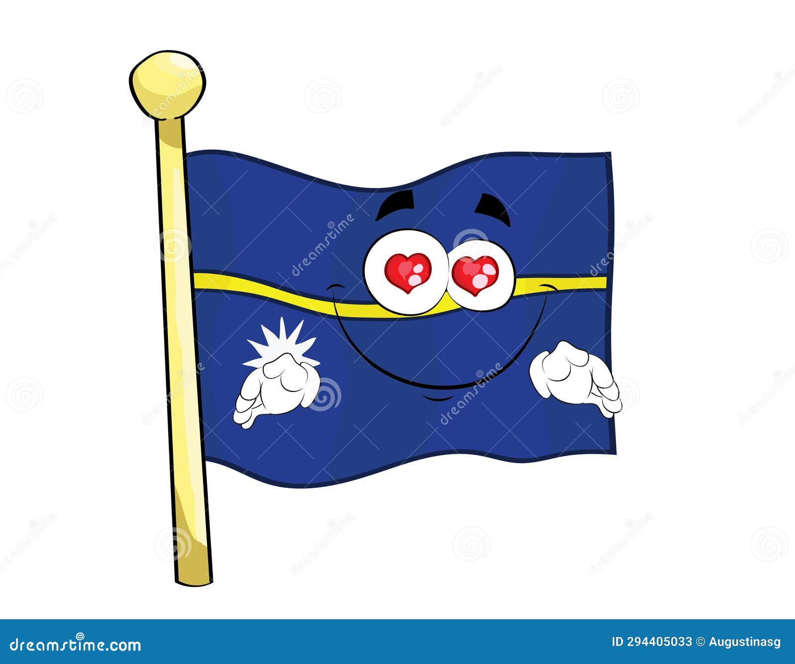 Nauru Flag Stock Image | CartoonDealer.com #3454555