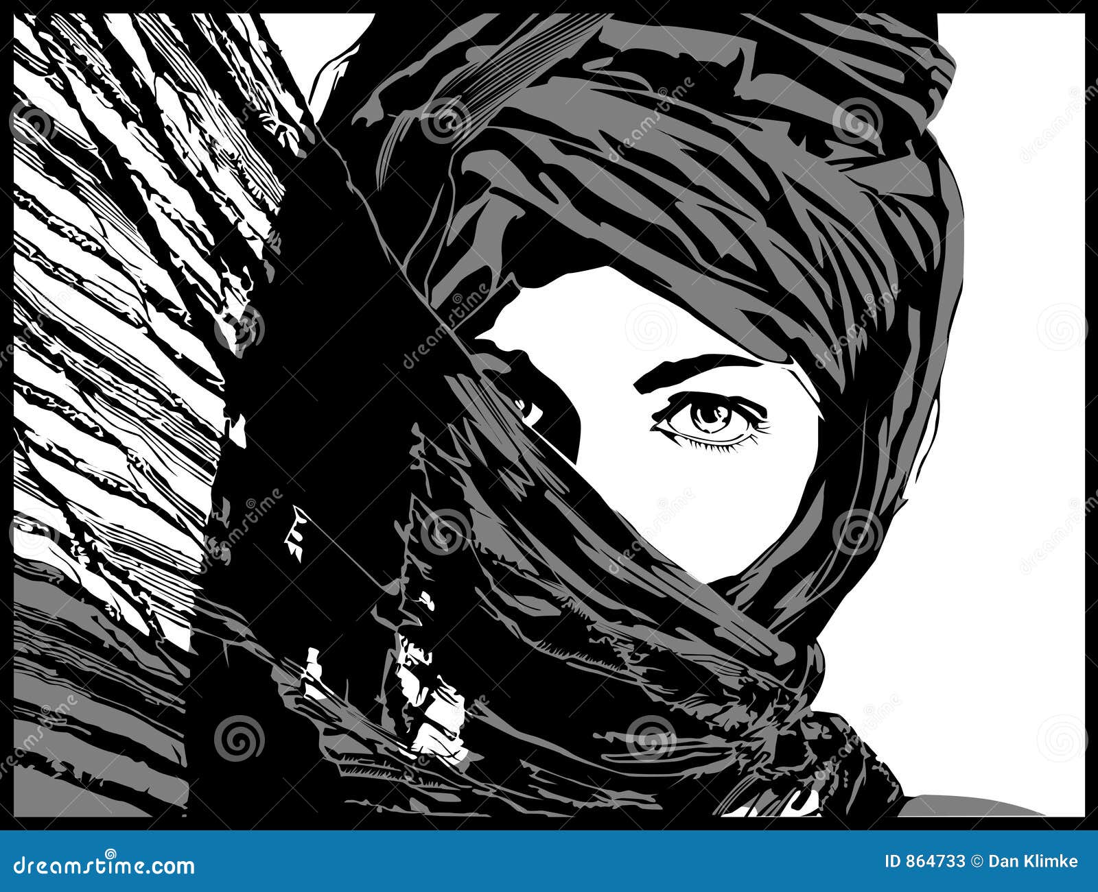 Veil Cartoon Vector | CartoonDealer.com #864733