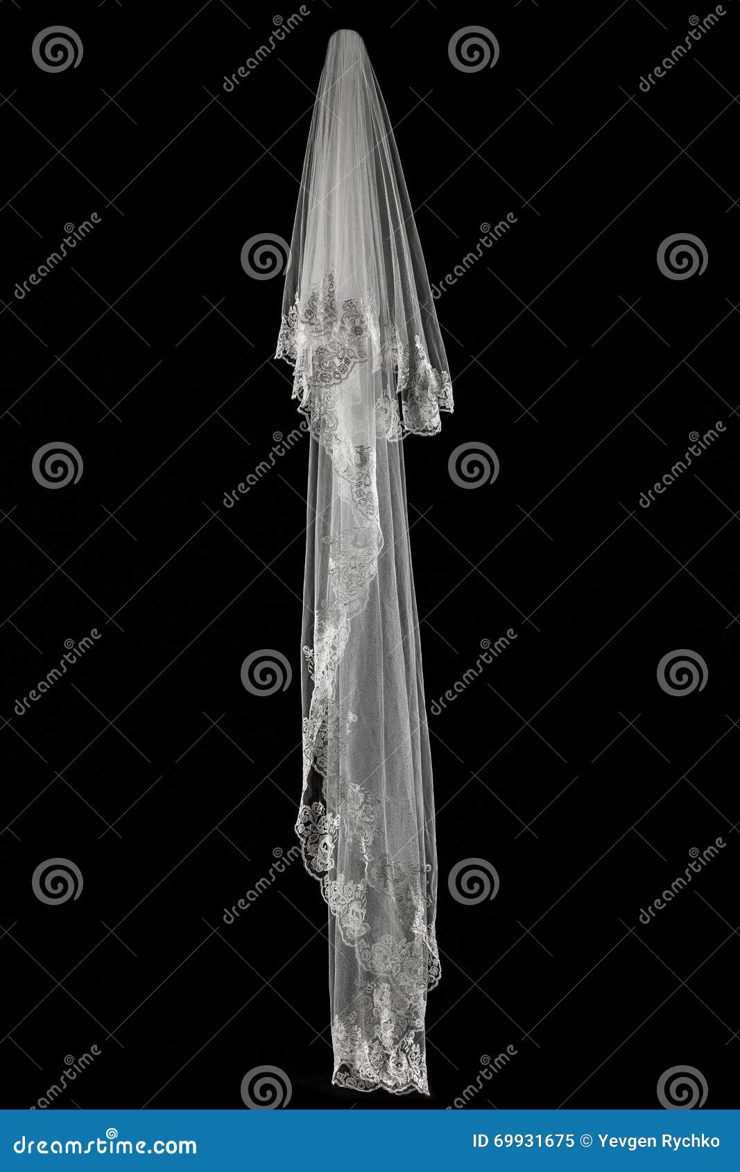 Veil on black background stock image. Image of bright - 69931675