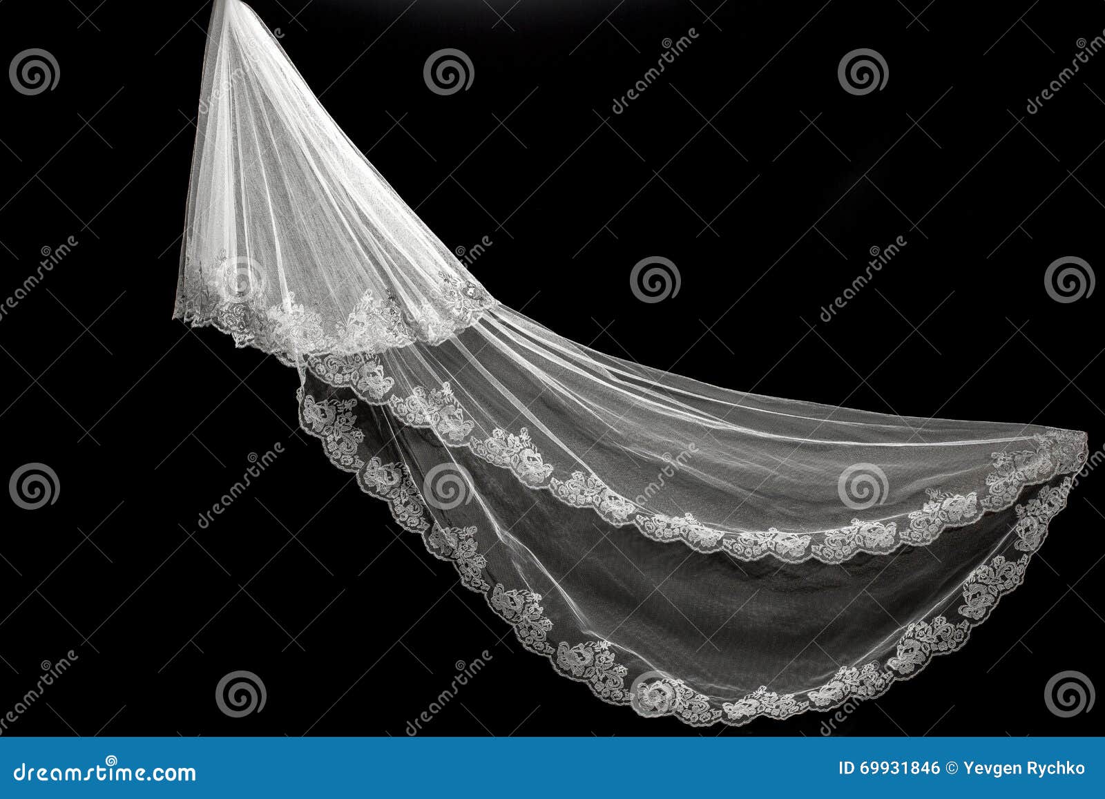 Veil on black background stock photo. Image of design - 69931846