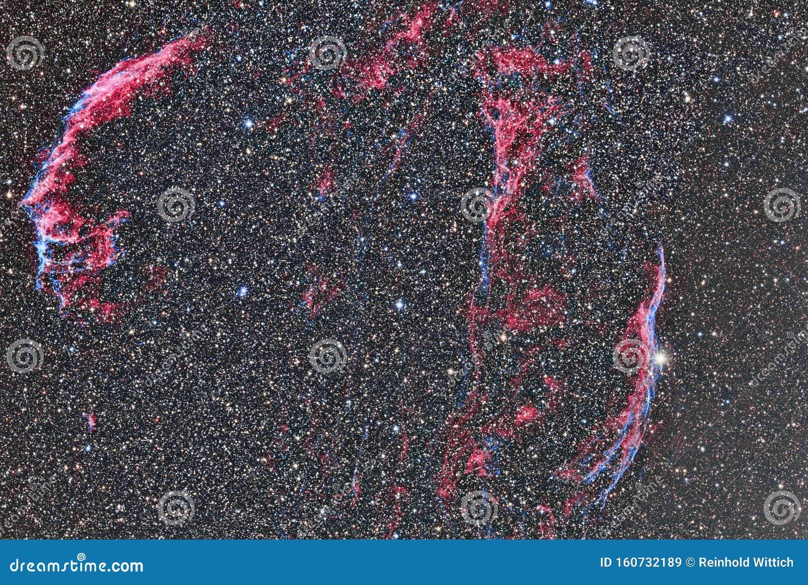 Veil Nebula stock image. Image of supernova, cosmos - 160732189