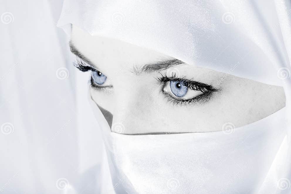 Veiled stock photo. Image of fashion, gaze, model, elegance - 1960216