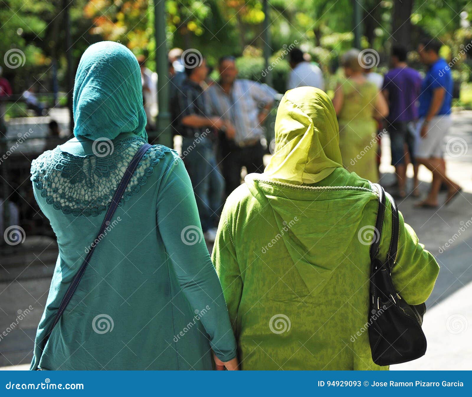 Veiled Muslim women editorial stock photo. Image of discrimination ...
