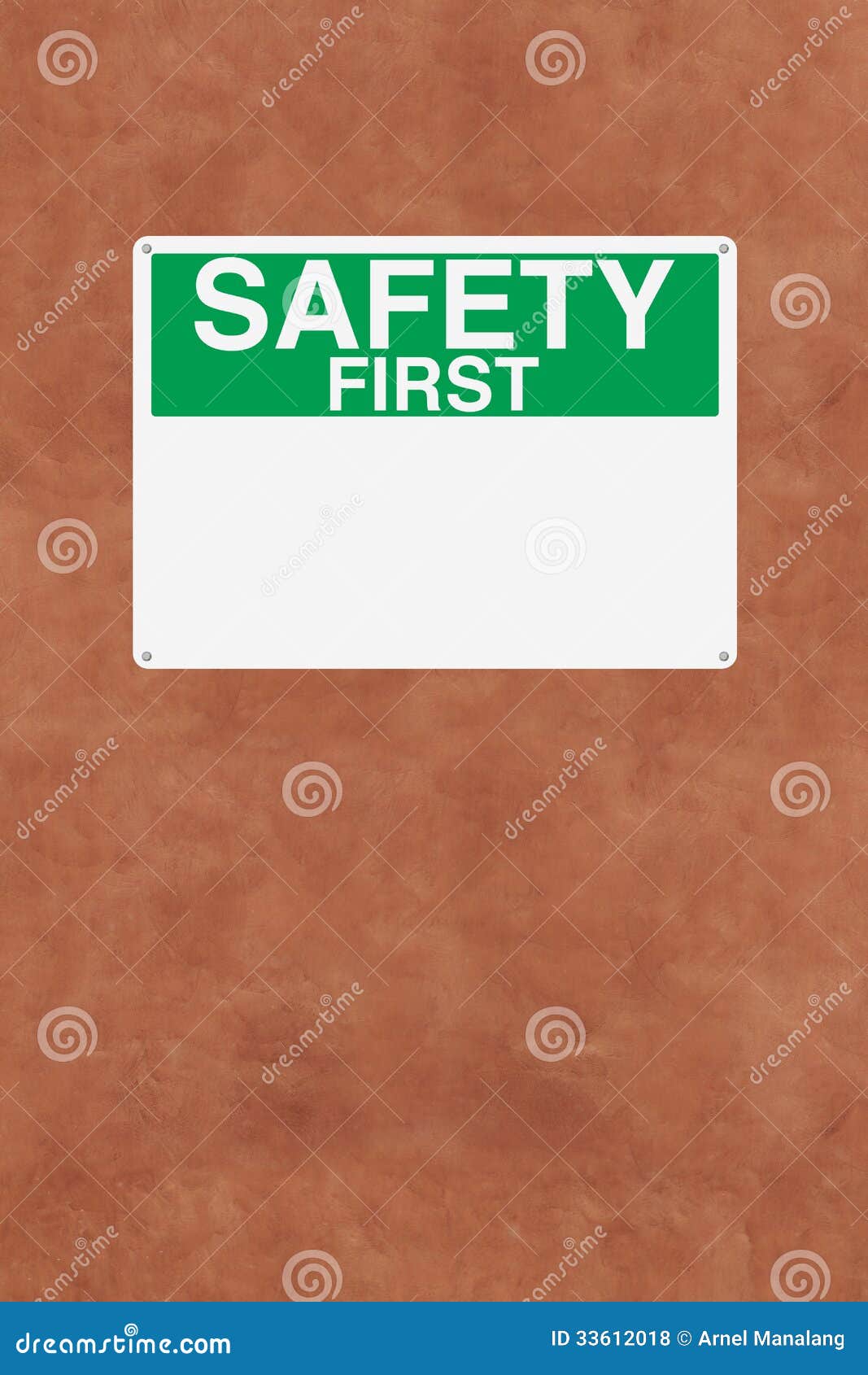 Veiligheid eerst stock illustratie. Illustration of ruimte - 33612018