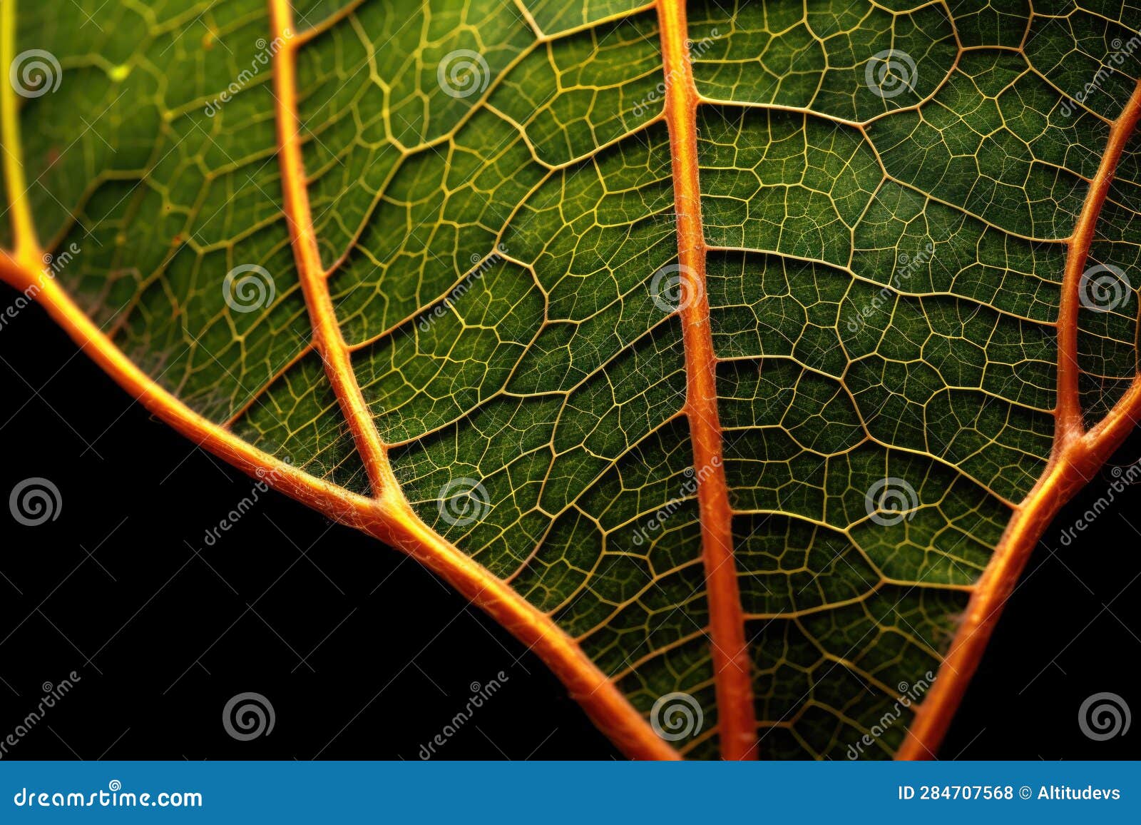 Magnified View Of Bone Structure Under The Microscope Stock Photography ...