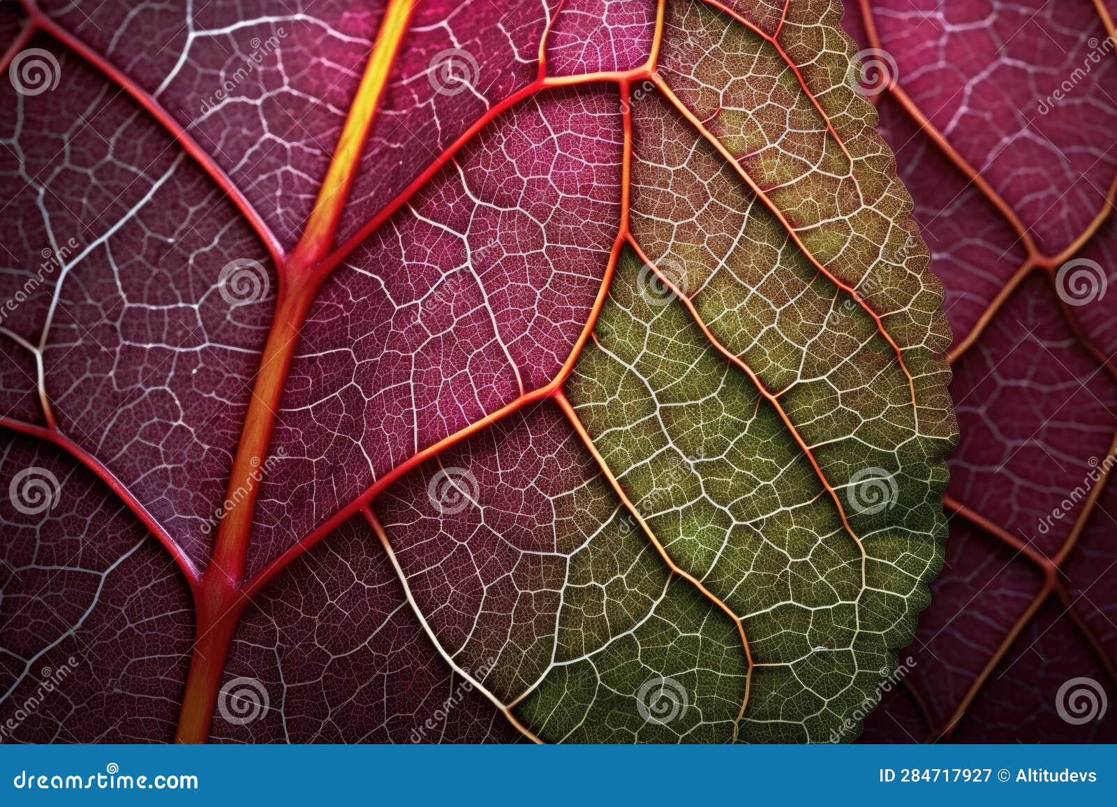 Magnified View Of Bone Structure Under The Microscope Stock Photography ...