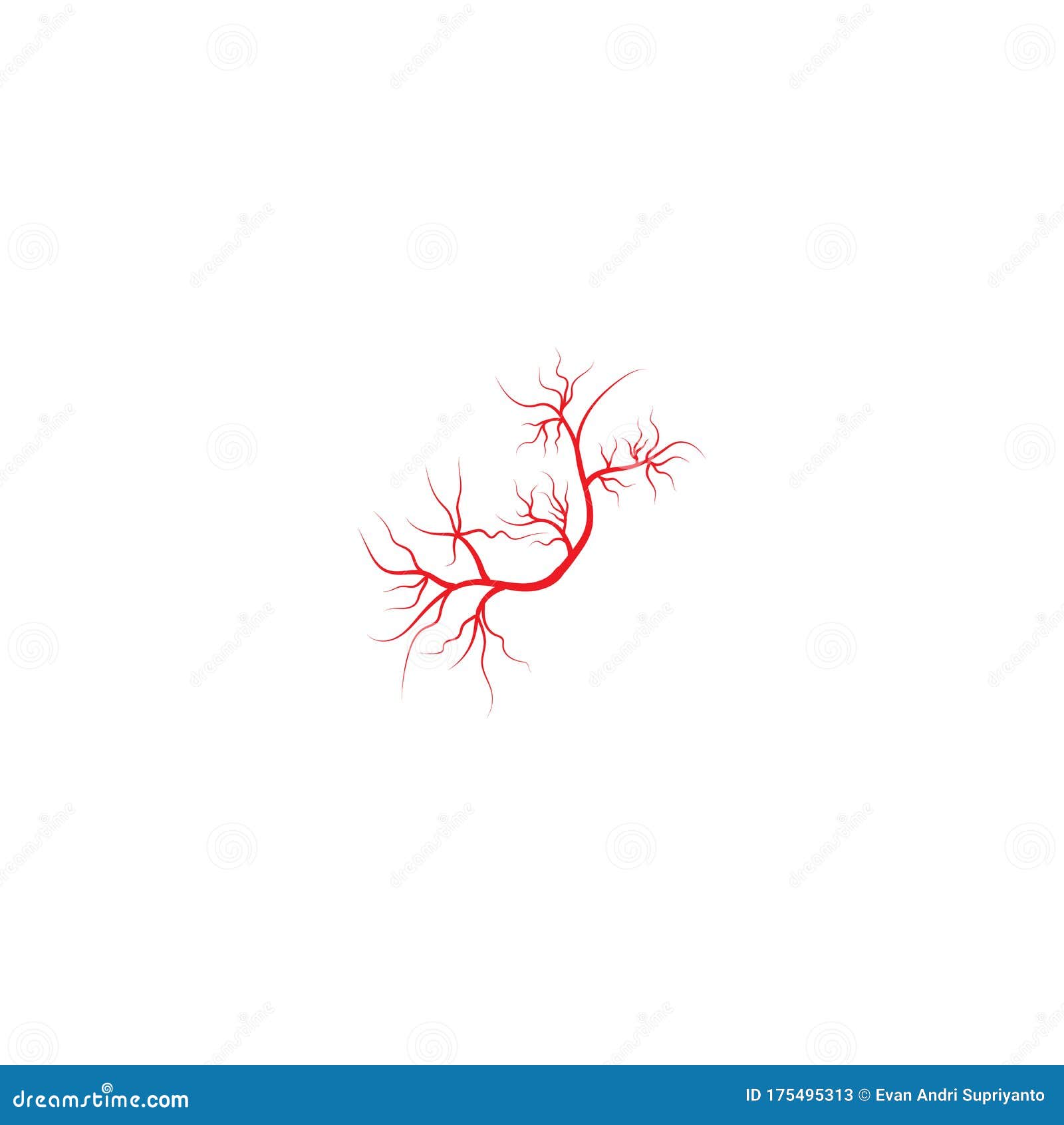 Veins Logo Template Vector Symbol Stock Vector - Illustration of icon ...