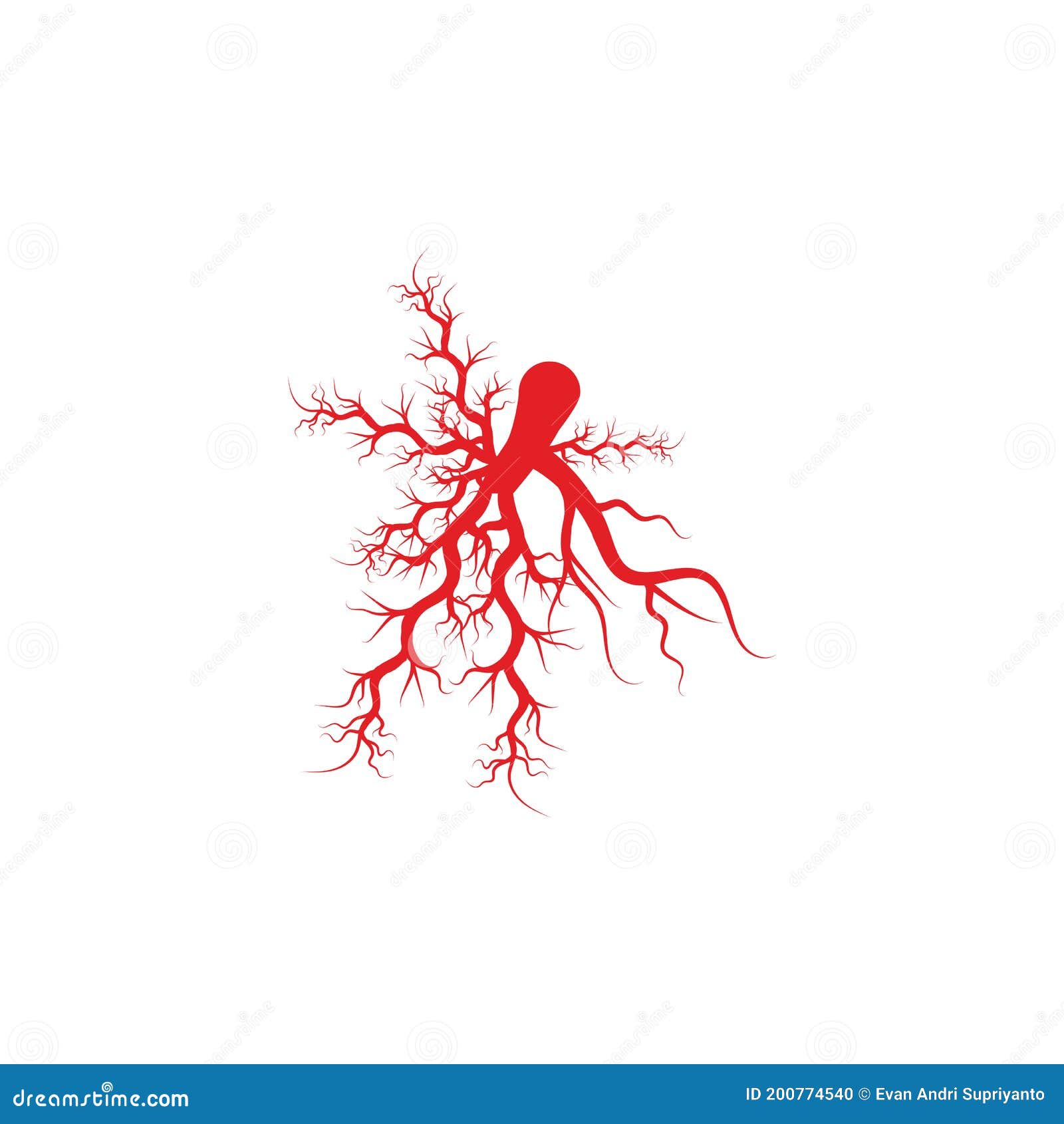 Veins Logo Template Vector Symbol Stock Vector - Illustration of ...