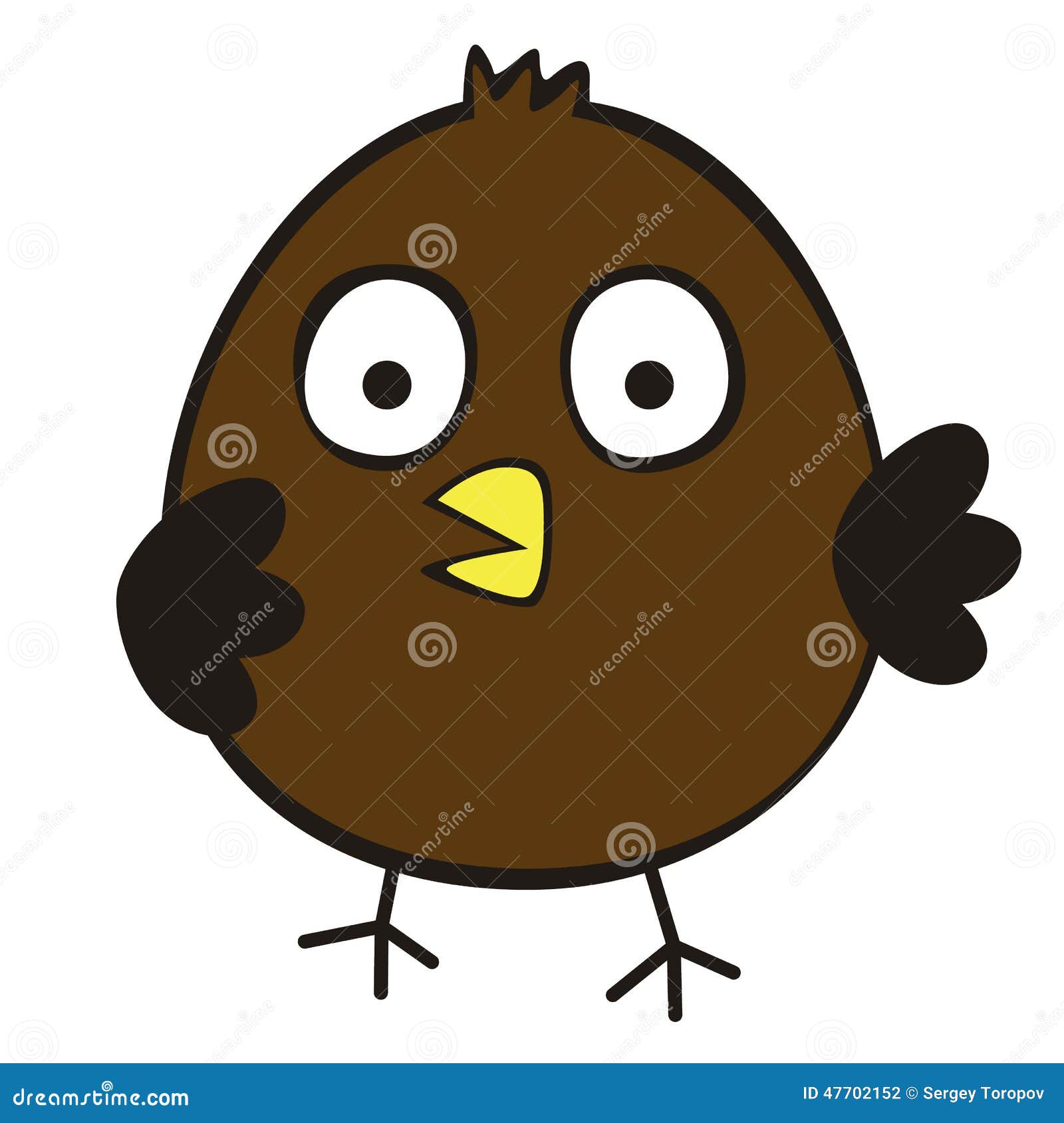 Vektor-Illustration Eines Spatzen Vektor Abbildung - Illustration von ...