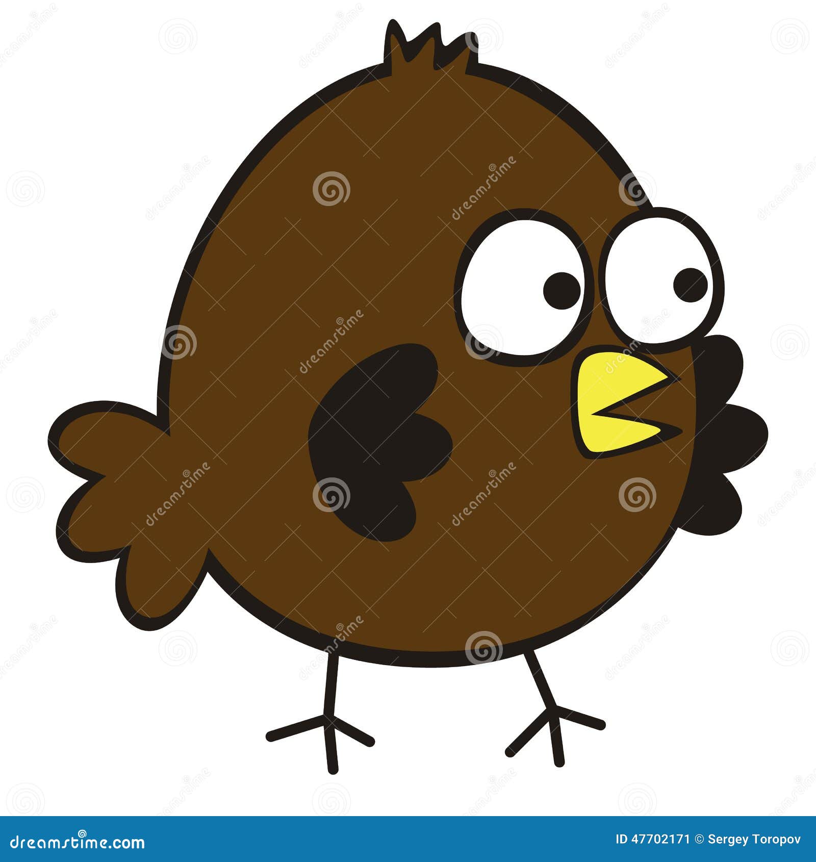 Vektor-Illustration Eines Spatzen Vektor Abbildung - Illustration von ...