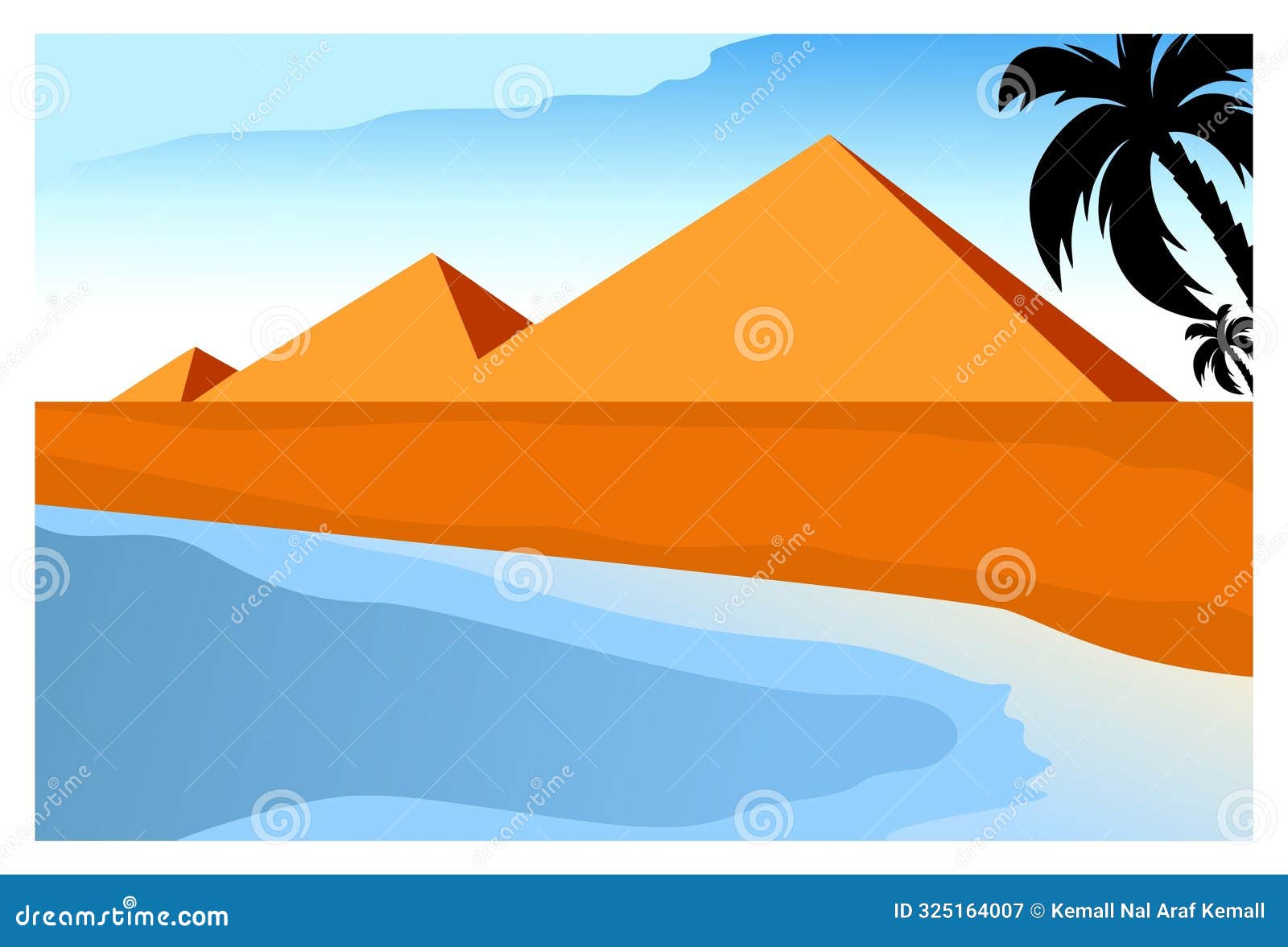 Vektor ilustrasi piramida stock vector. Illustration of abstract ...