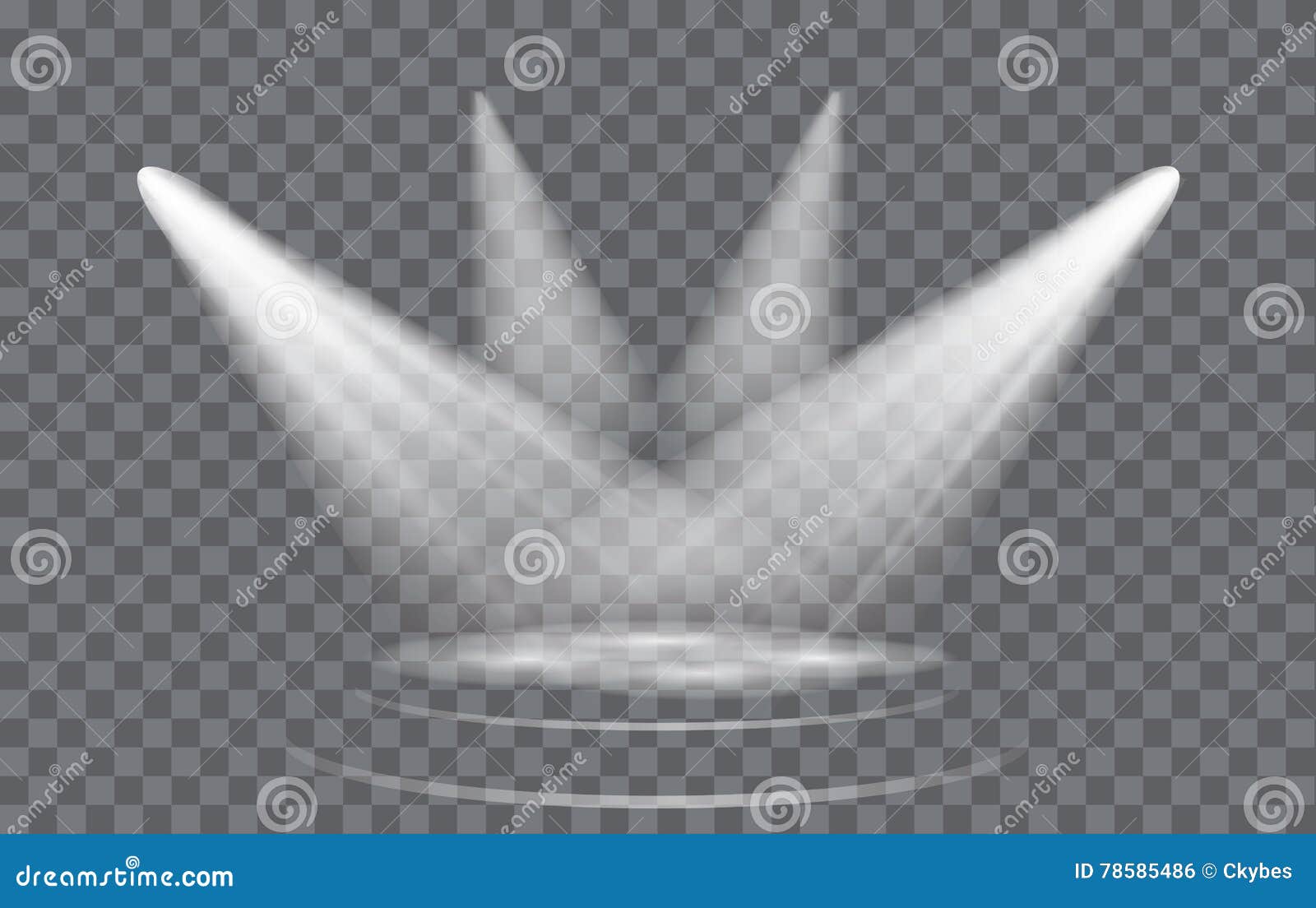 Vektor-Lichteffekt-Scheinwerfer Vektor Abbildung - Illustration von ...