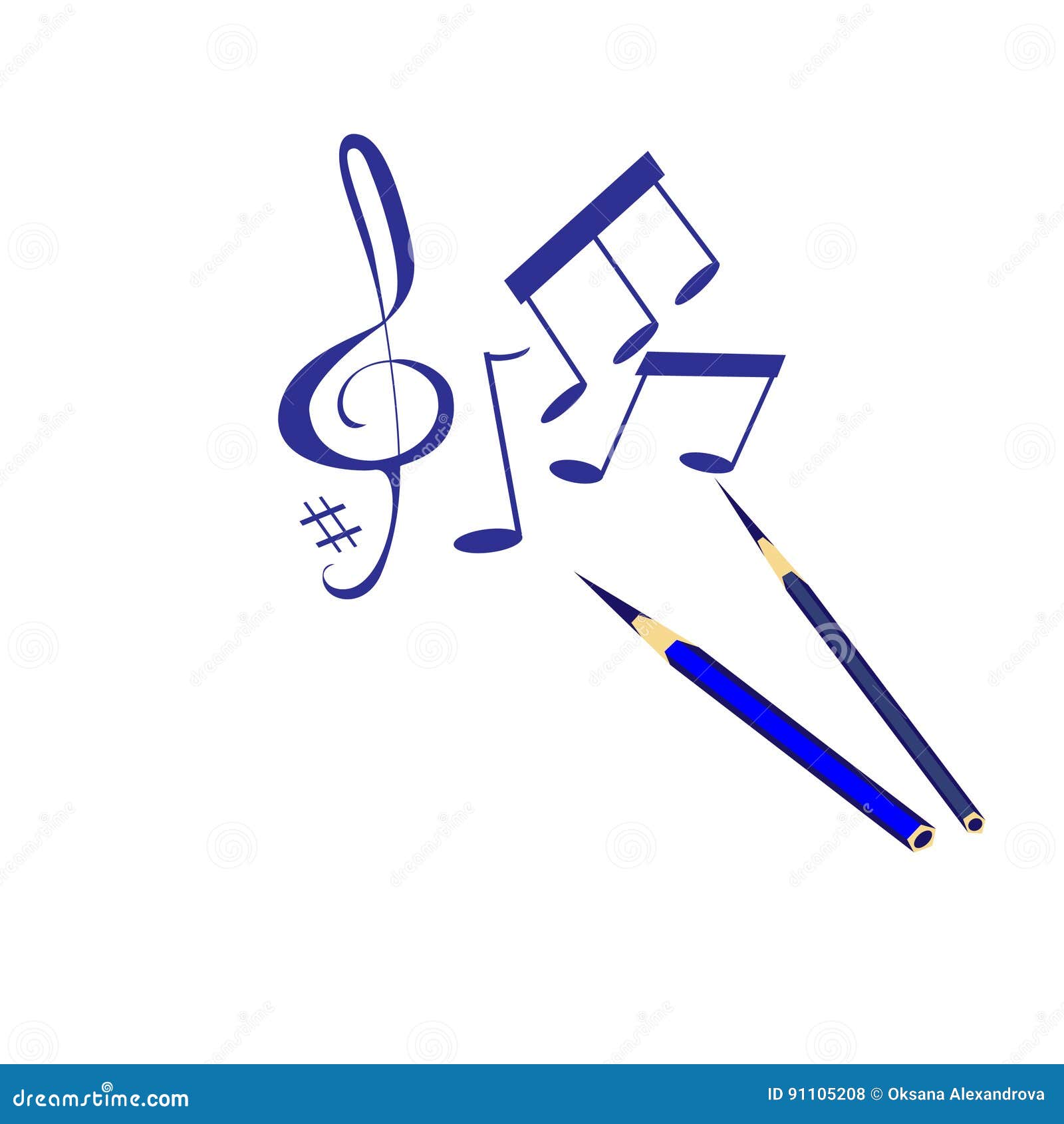 Vektor musik Illustration vektor abbildung. Illustration von ...