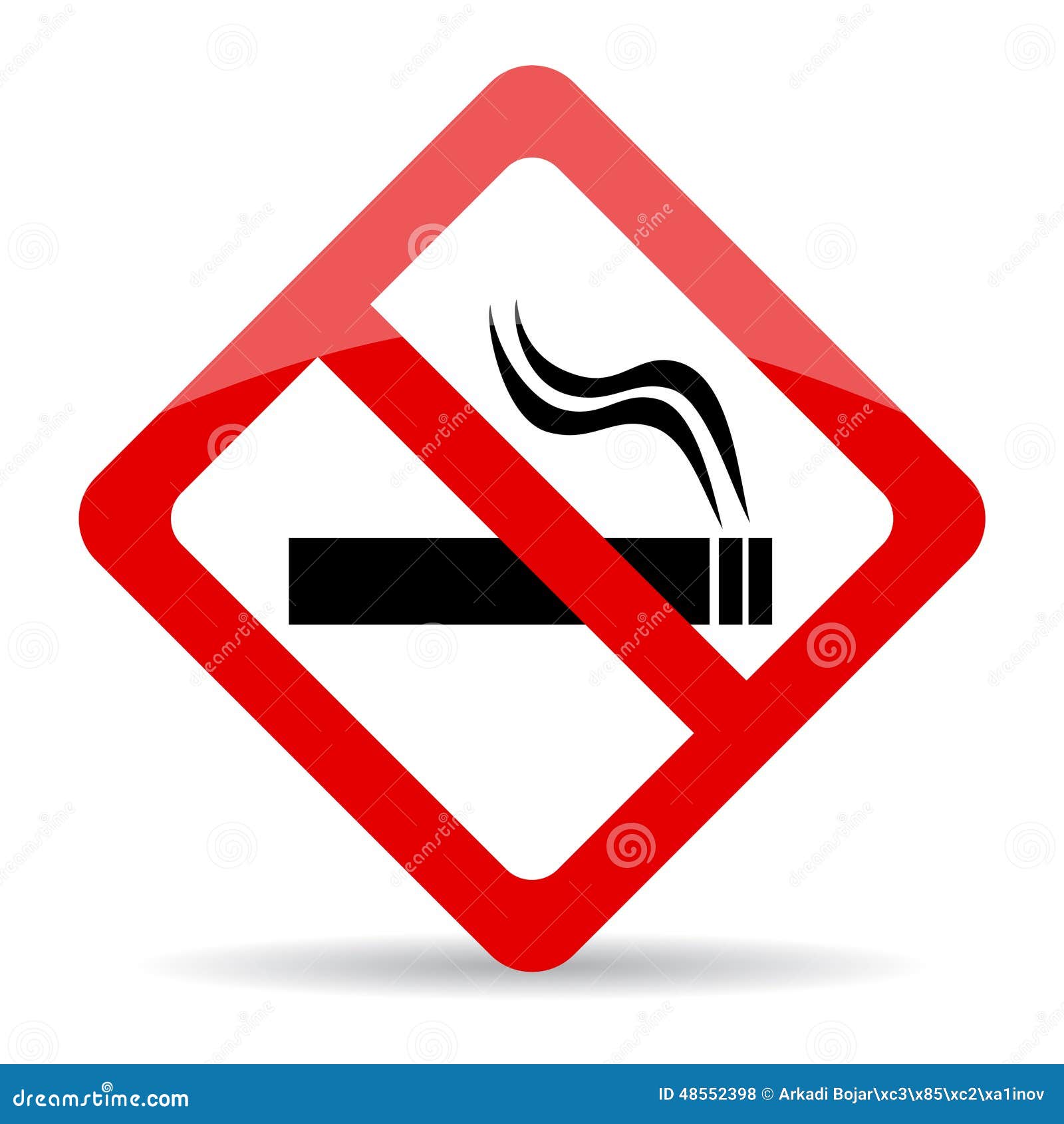 Vektor Nichtraucher vektor abbildung. Illustration von dichtung - 48552398