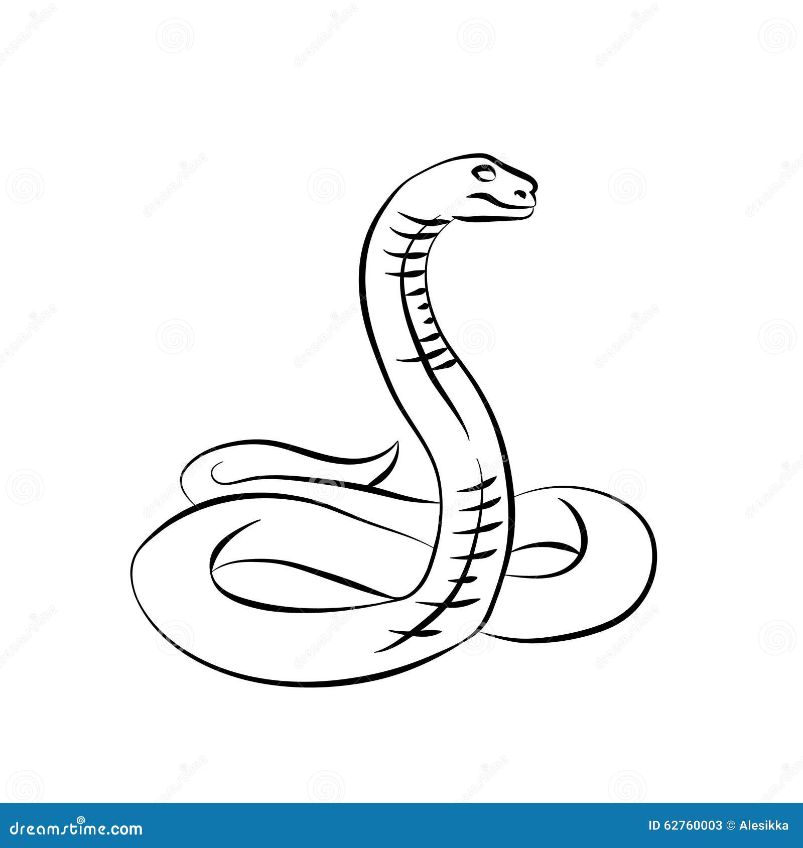 Vektor svart orm vektor illustrationer. Illustration av vektor - 62760003