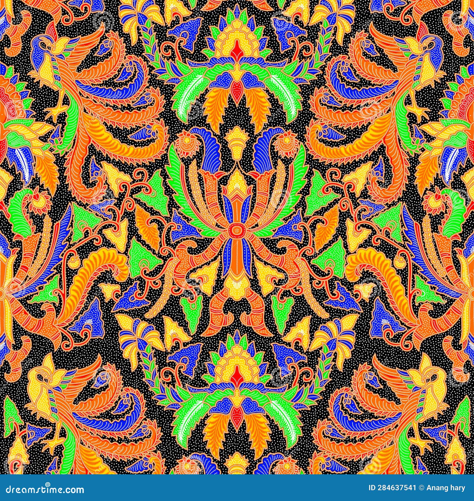 A TRADISIONAL INDONESIA BATIK PATTERN Stock Image | CartoonDealer.com ...