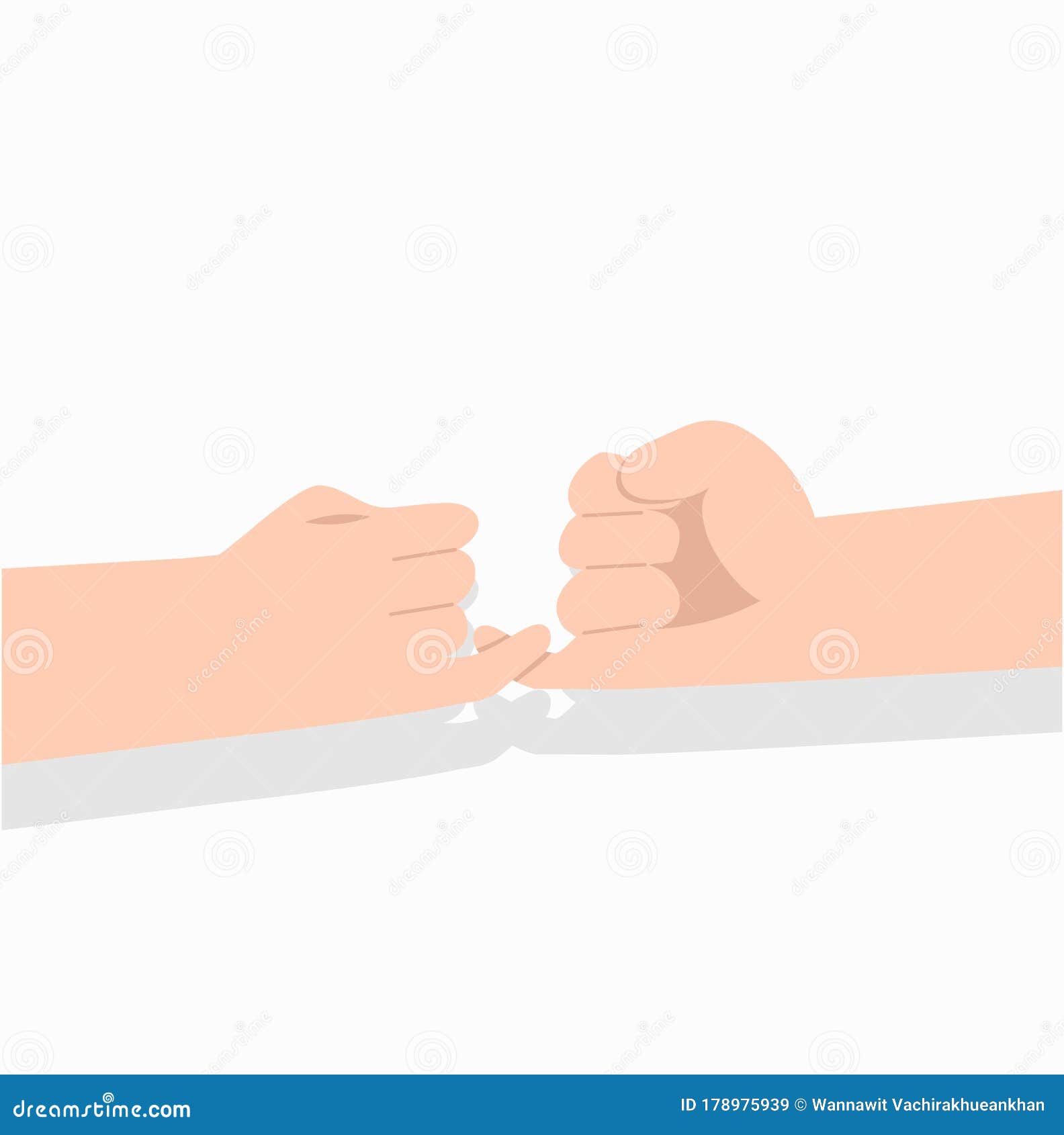 Vektor-Versprechensymbol Des Kleinen Fingers Vektor Abbildung ...