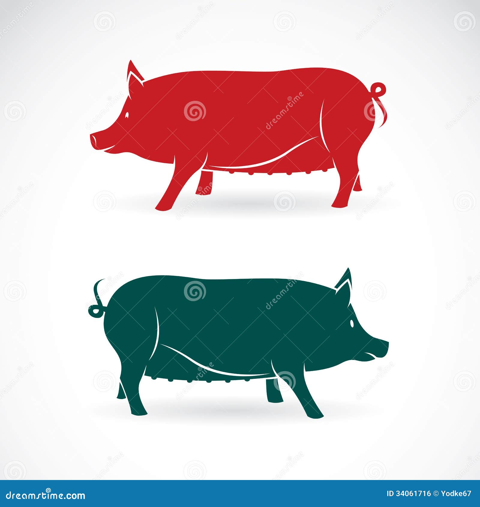 Vektorbild av ett svin vektor illustrationer. Illustration av symbol ... Vektorbild av ett svin vektor illustrationer. Illustration av symbol ...
