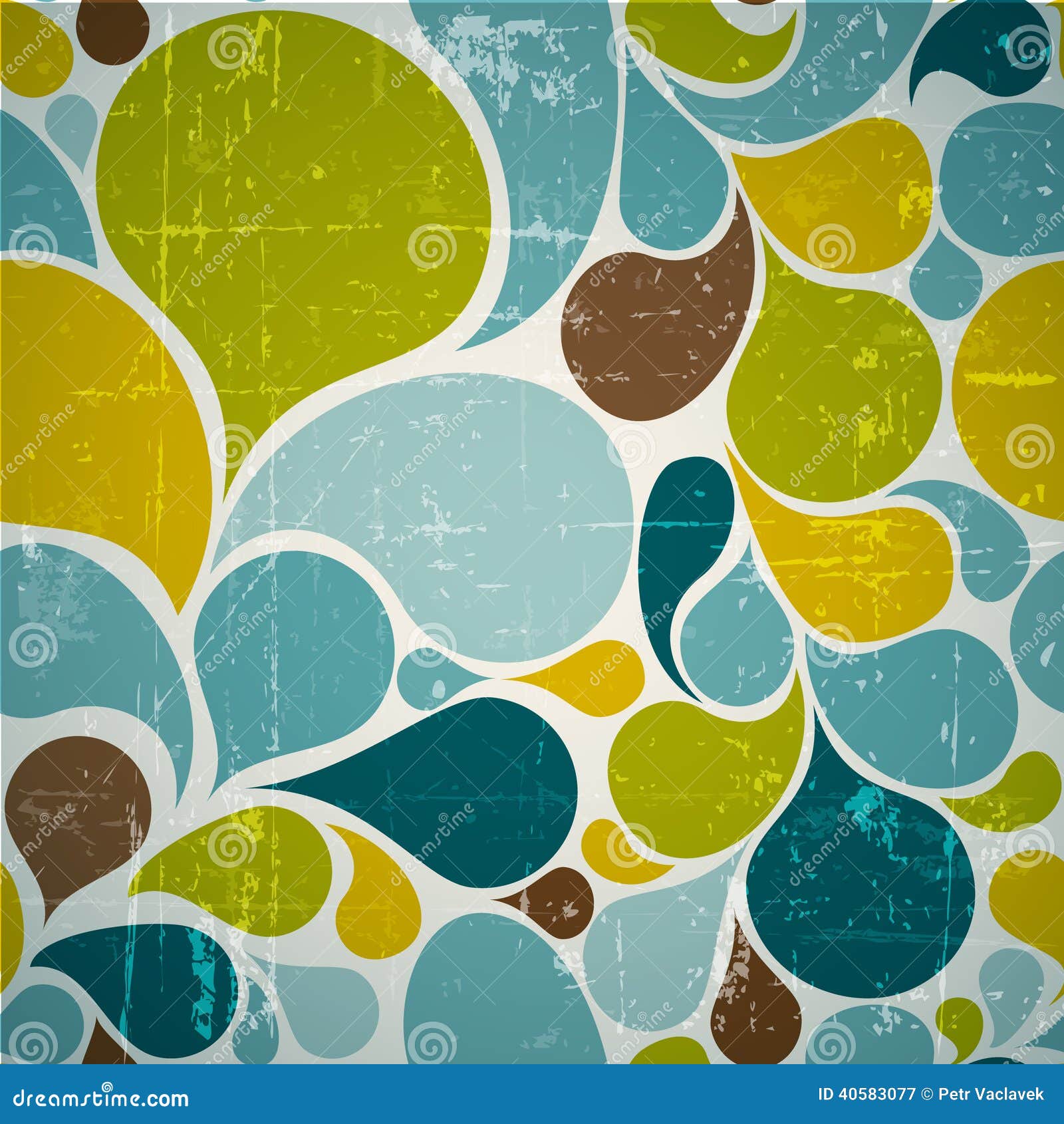 Vektorbuntes Abstraktes Retro- Muster Vektor Abbildung - Illustration ...