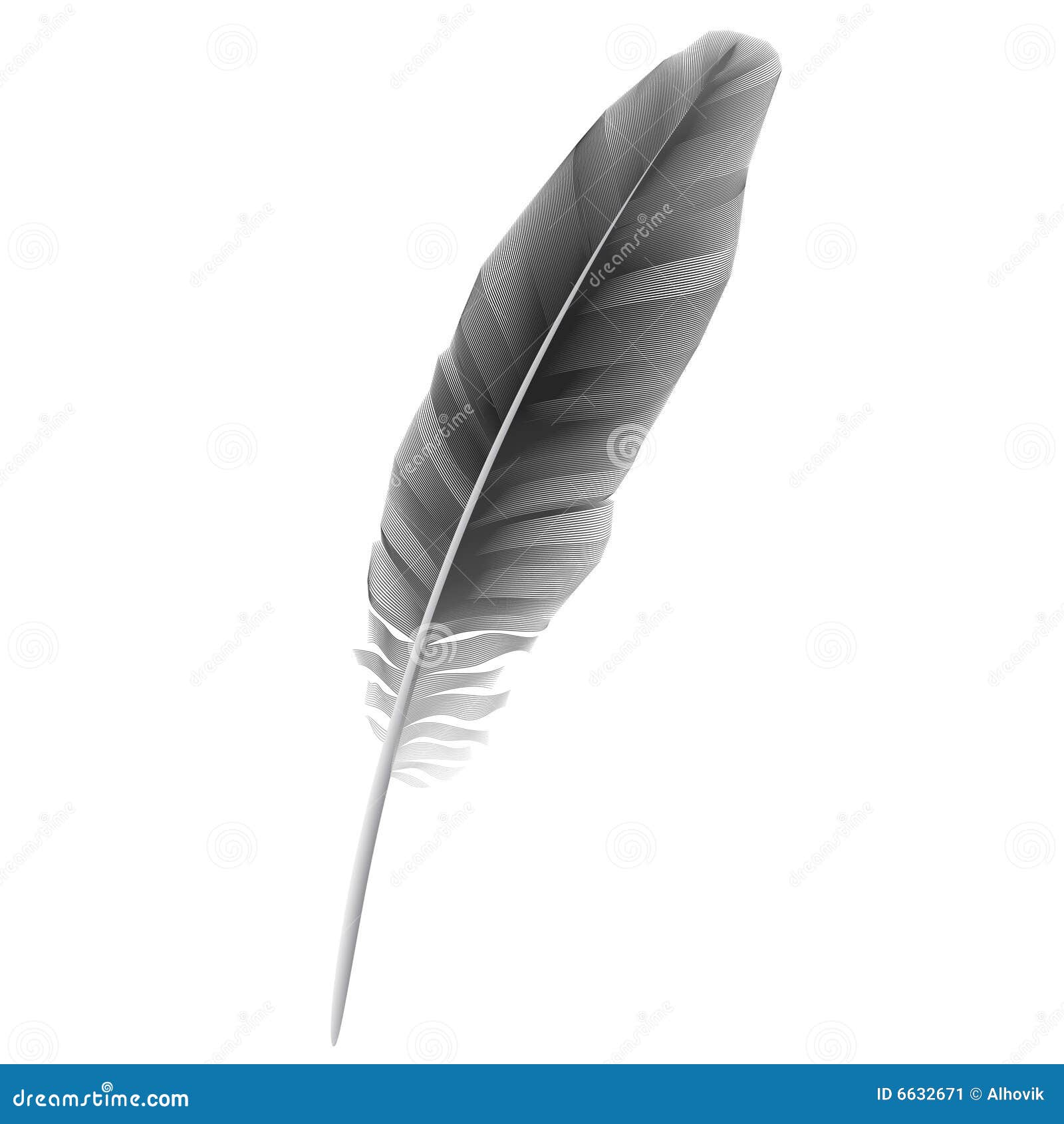 Vektorfeder vektor abbildung. Illustration von manuskript - 6632671